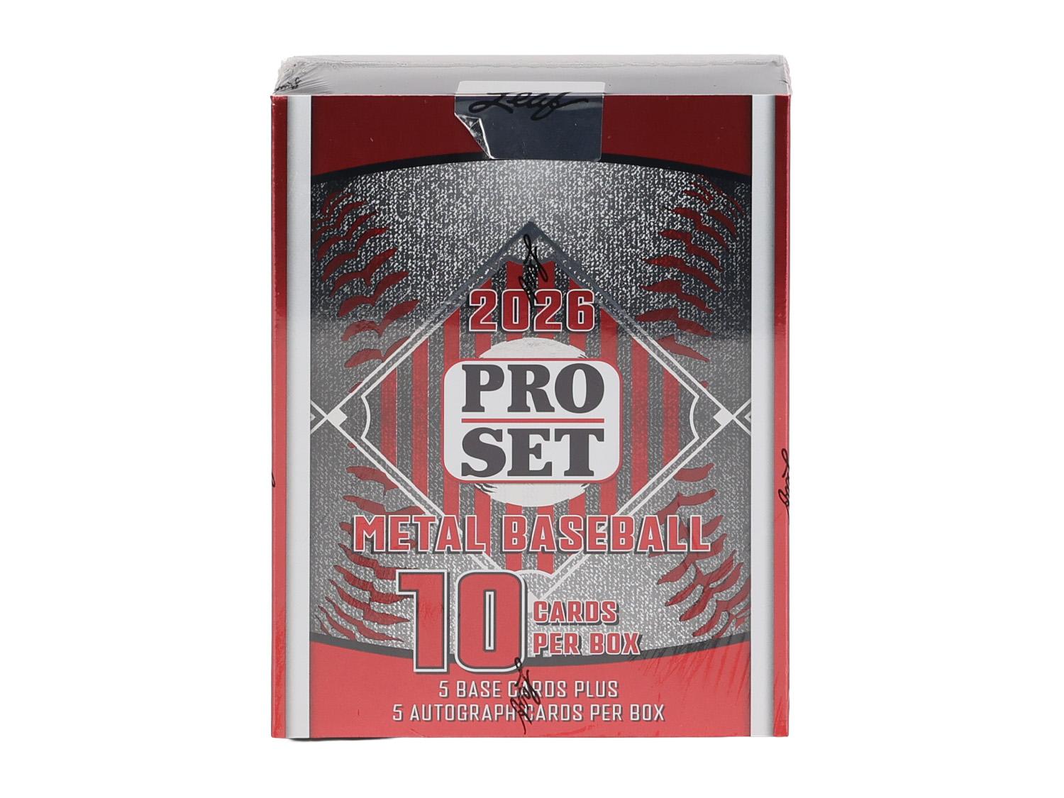 2026 Leaf Pro Set Metal Baseball Hobby Box | DA Card World