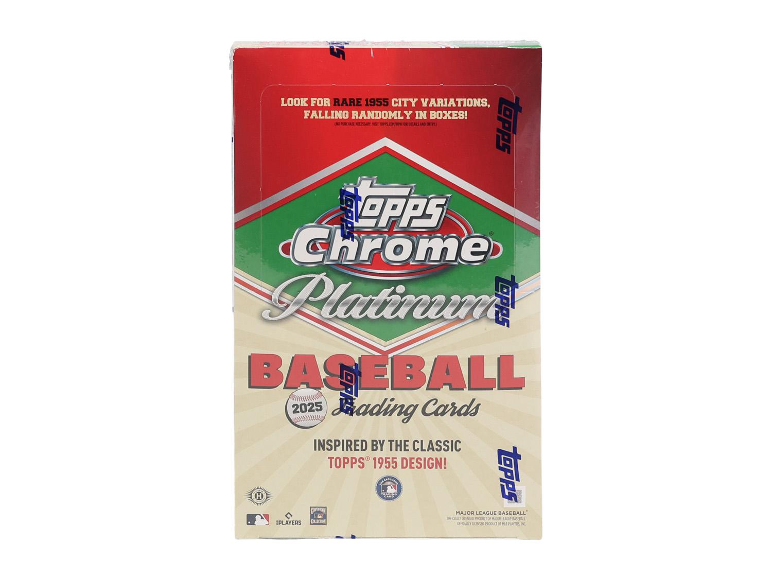 2025 Topps Chrome Platinum '55 Baseball Hobby Box | DA Card World