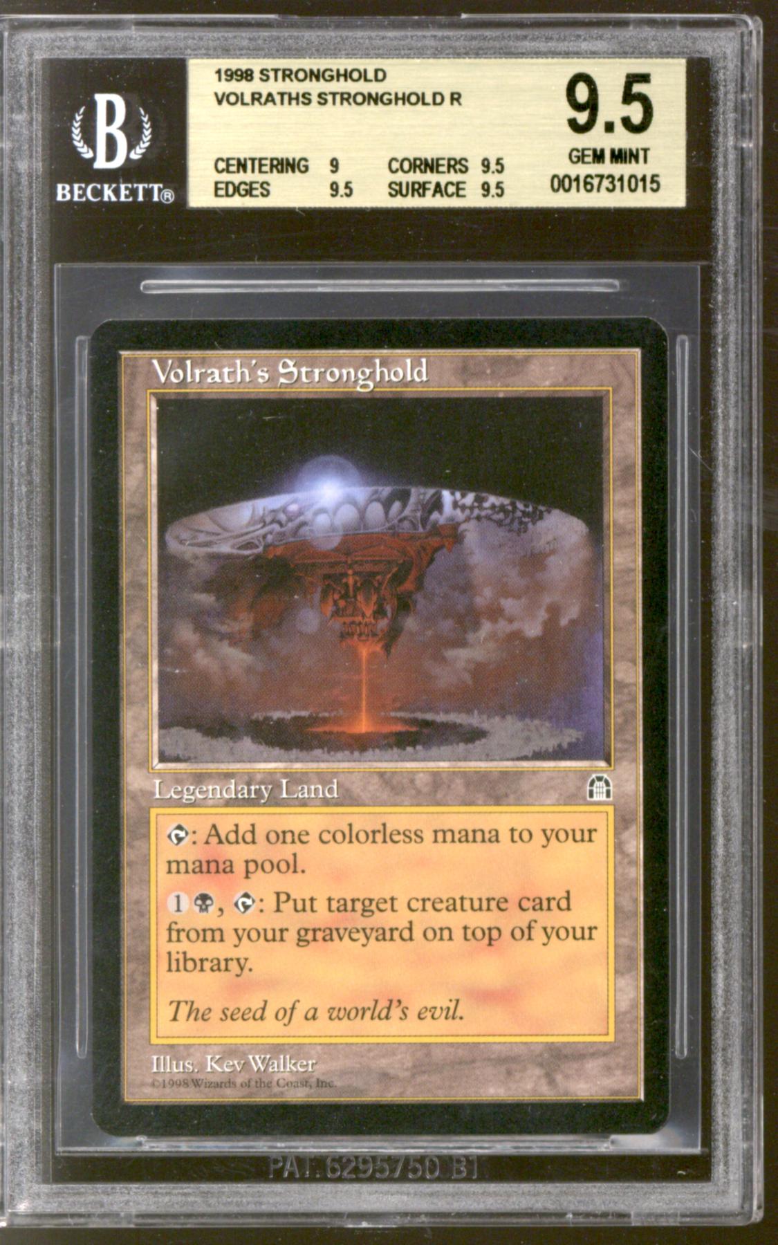 Magic the Gathering Stronghold Vorath's Stronghold BGS 9.5 (9, 9.5, 9.5 ...