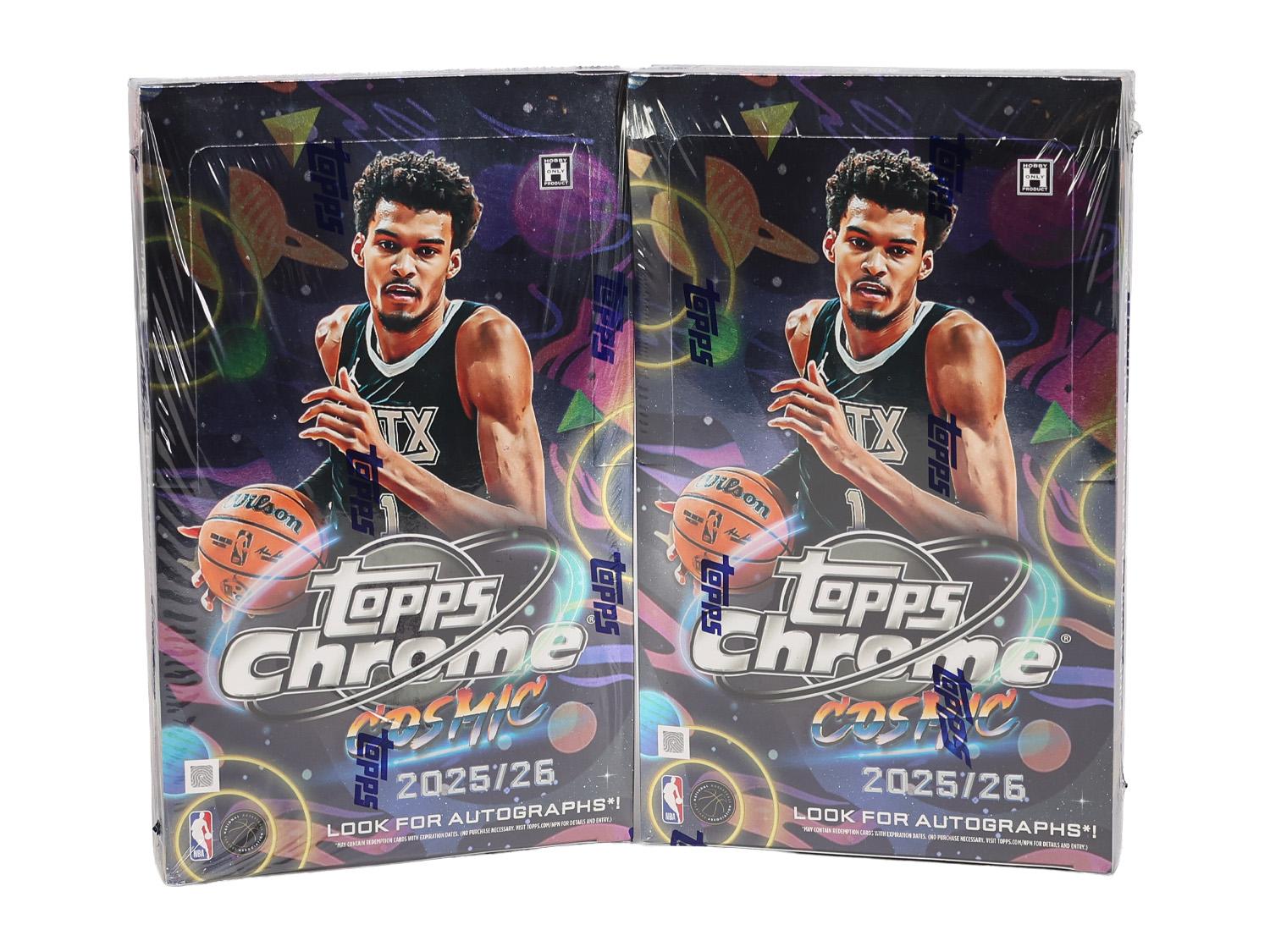 2025/26 Topps Cosmic Chrome Basketball Hobby 2-Box 30-Spot Team Break ...