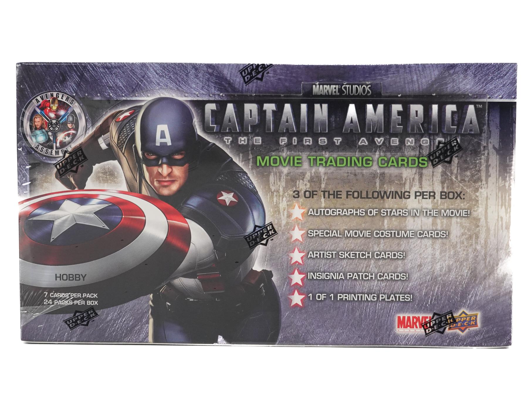 Marvel Captain America The First Avenger Trading Cards Hobby Box (Upper ...