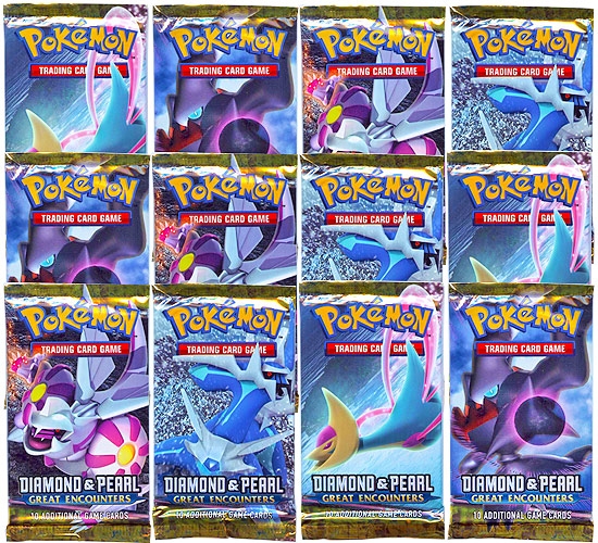 Pokemon Diamond & Pearl Great Encounters Booster Pack (Lot of 12) | DA ...