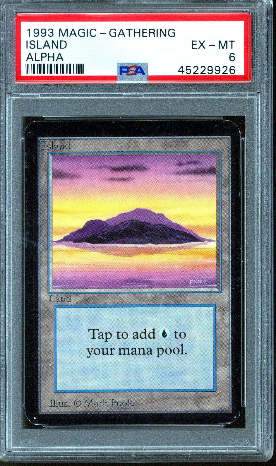 Magic the Gathering Alpha Island PSA 6 | DA Card World