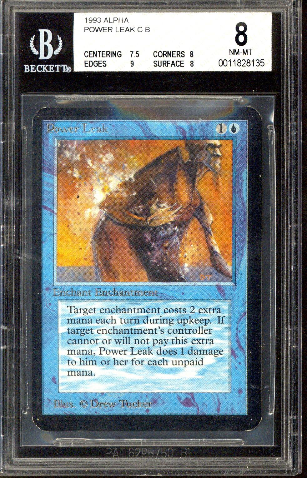 Magic the Gathering Alpha Power Leak BGS 8 (7.5, 8, 9, 8) | DA Card World