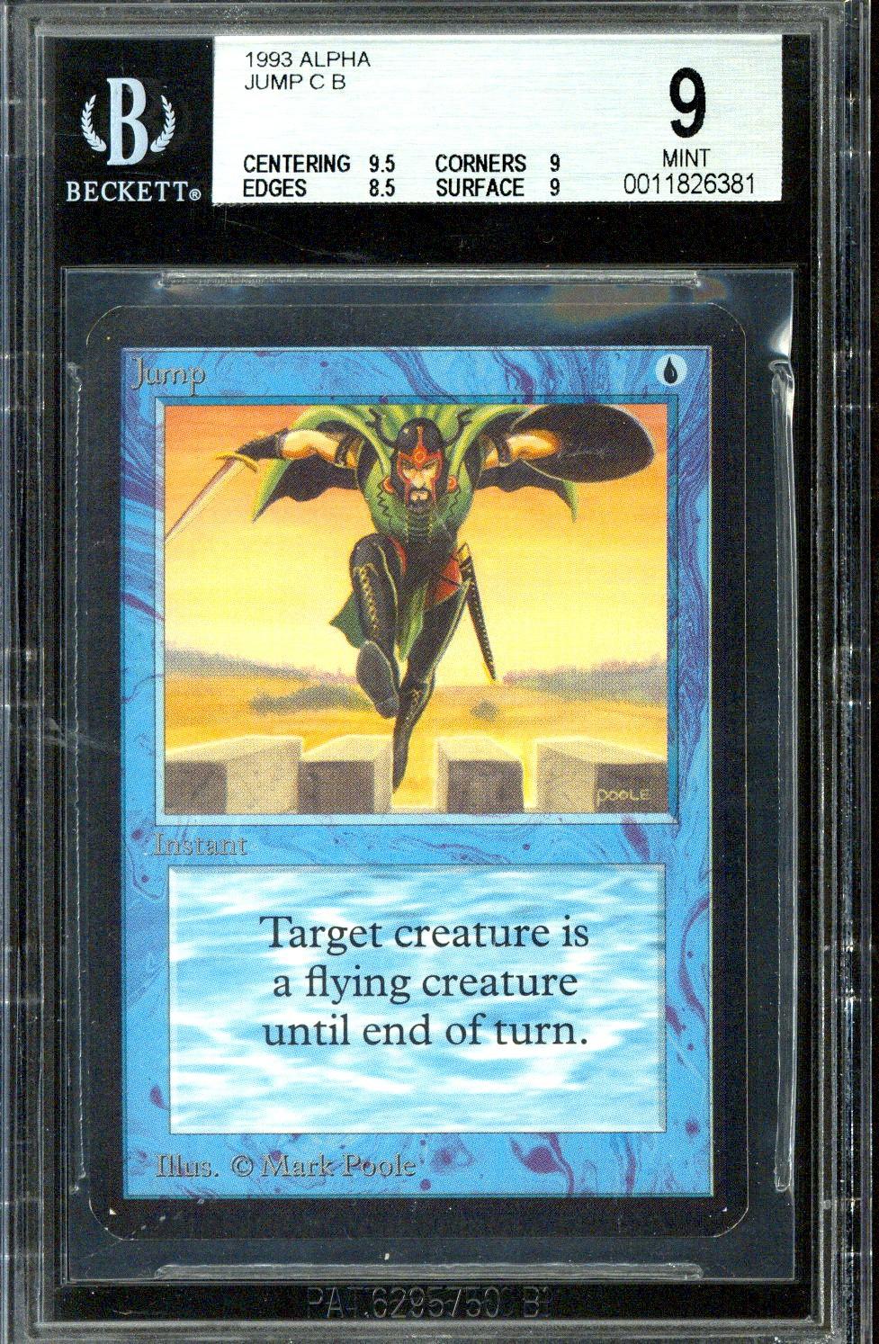 Magic the Gathering Alpha Jump BGS 9 (9.5, 9, 8.5, 9) | DA Card World