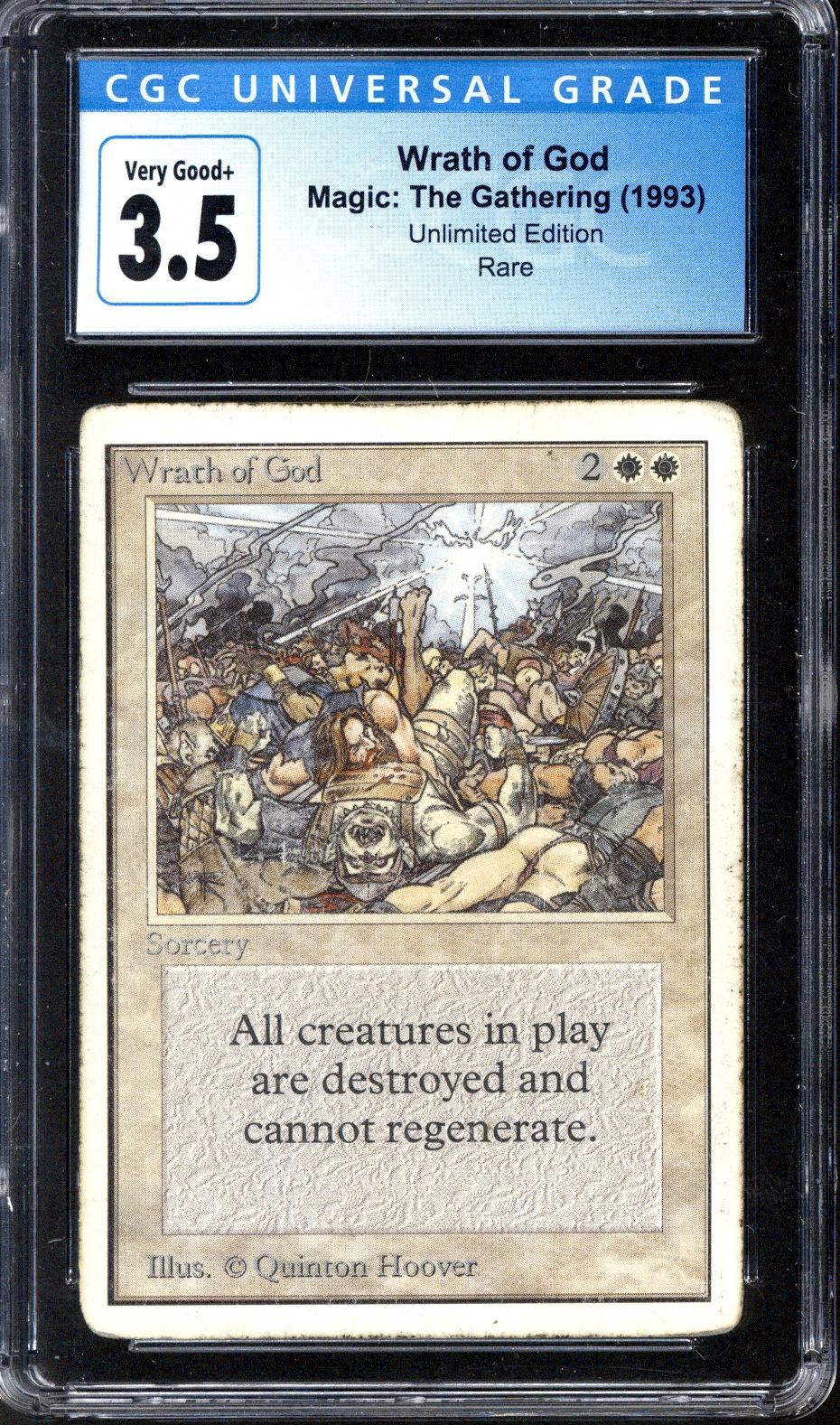 Magic the Gathering Unlimited Wrath of God CGC 3.5 | DA Card World