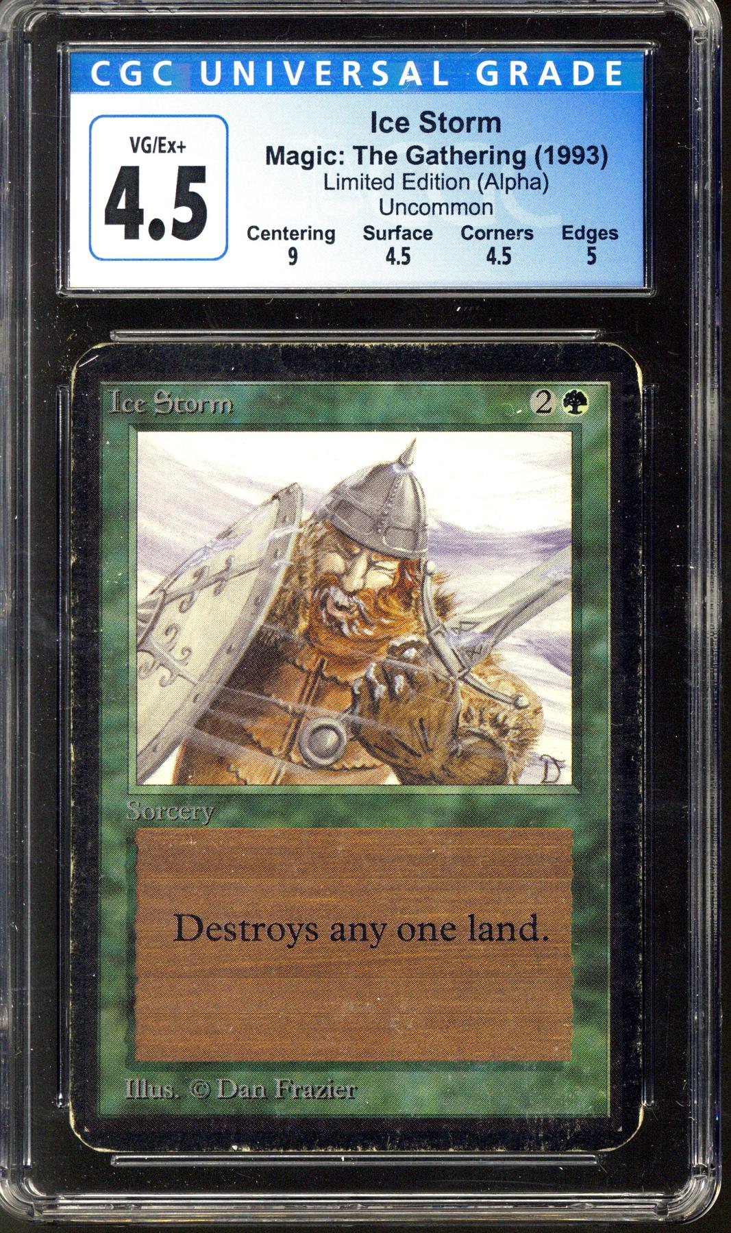 Magic the Gathering Alpha Ice Storm CGC 4.5 | DA Card World