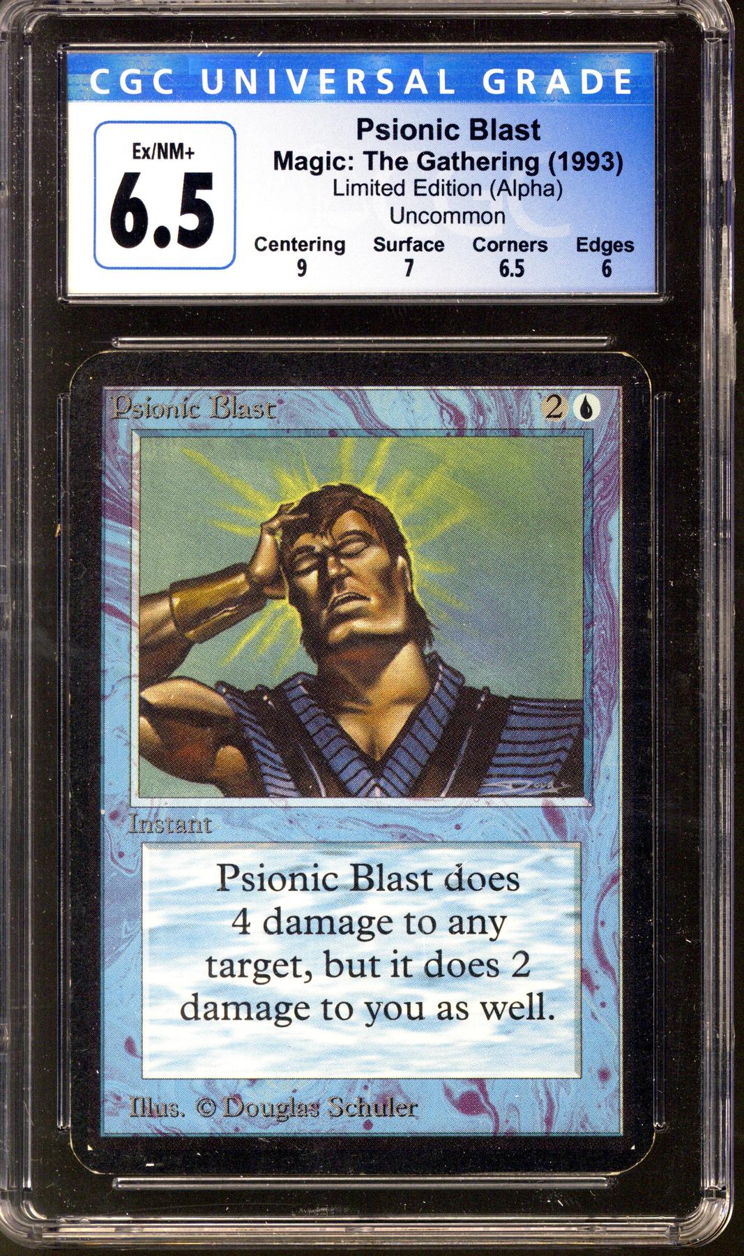 Magic the Gathering Alpha Psionic Blast CGC 6.5 | DA Card World