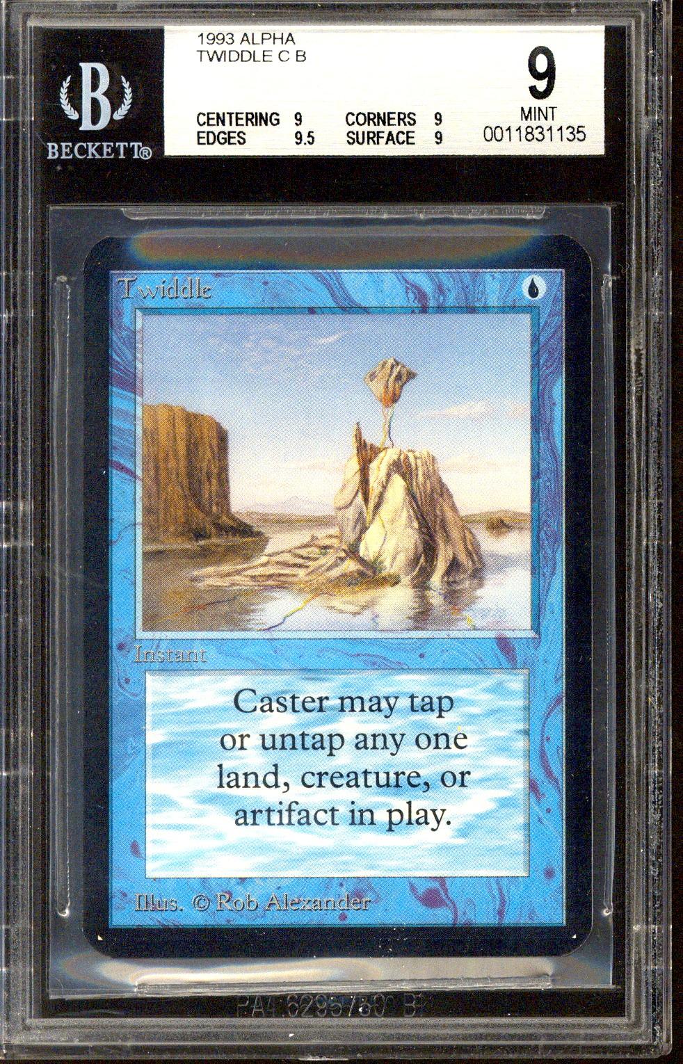 Magic the Gathering Alpha Twiddle BGS 9 (9, 9, 9.5, 9) Q+ | DA Card World