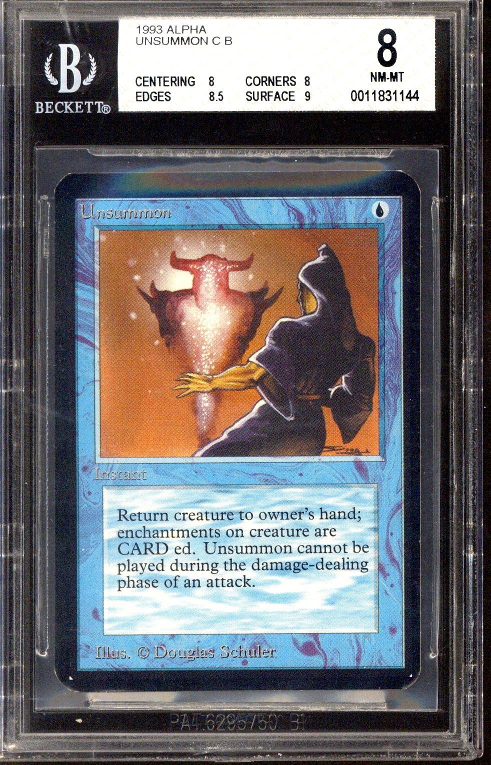 Magic the Gathering Alpha Unsummon BGS 8 (8, 8, 8.5, 9) | DA Card World