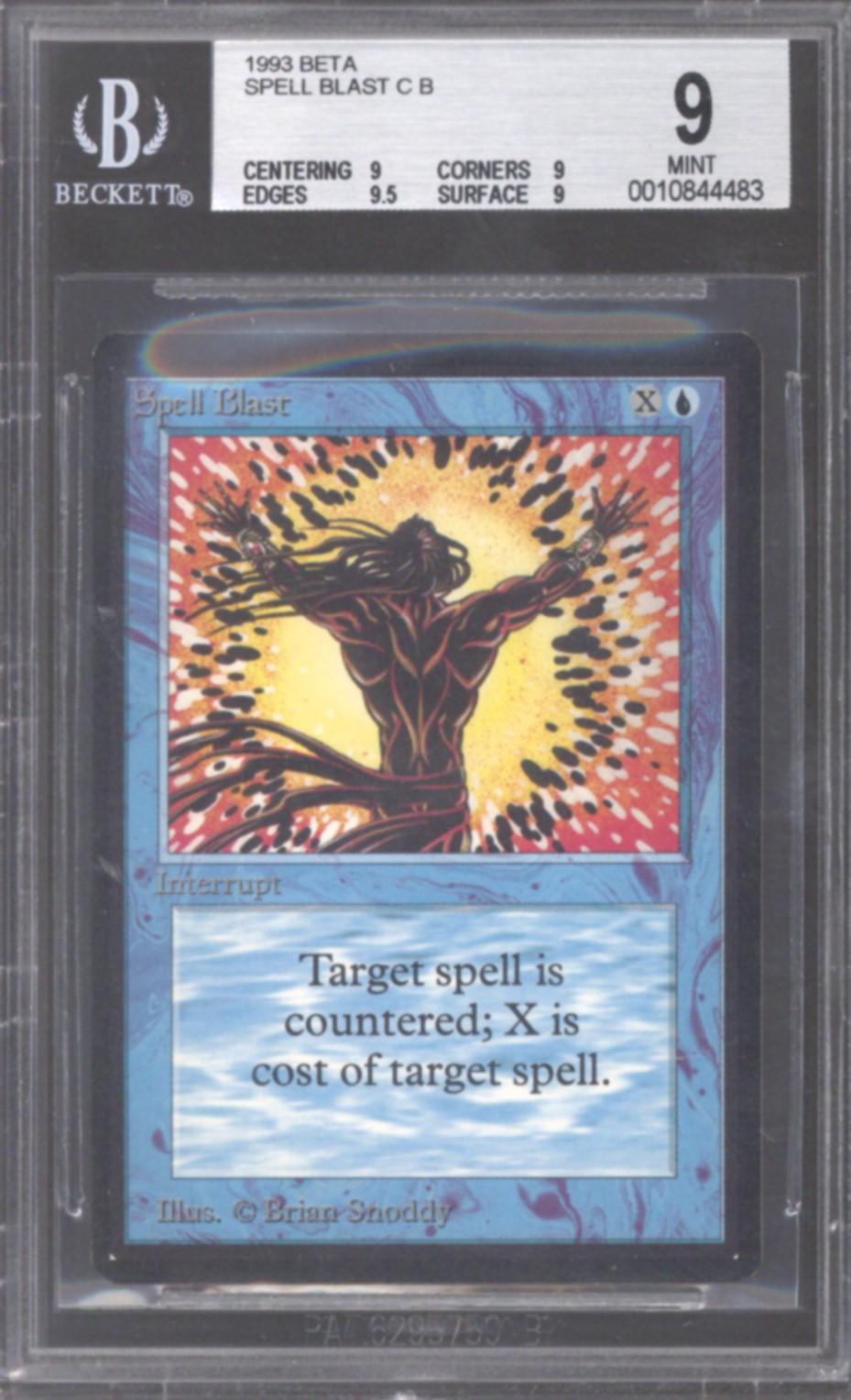 Magic the Gathering Beta Spell Blast BGS 9 (9, 9, 9.5, 9) | DA Card World