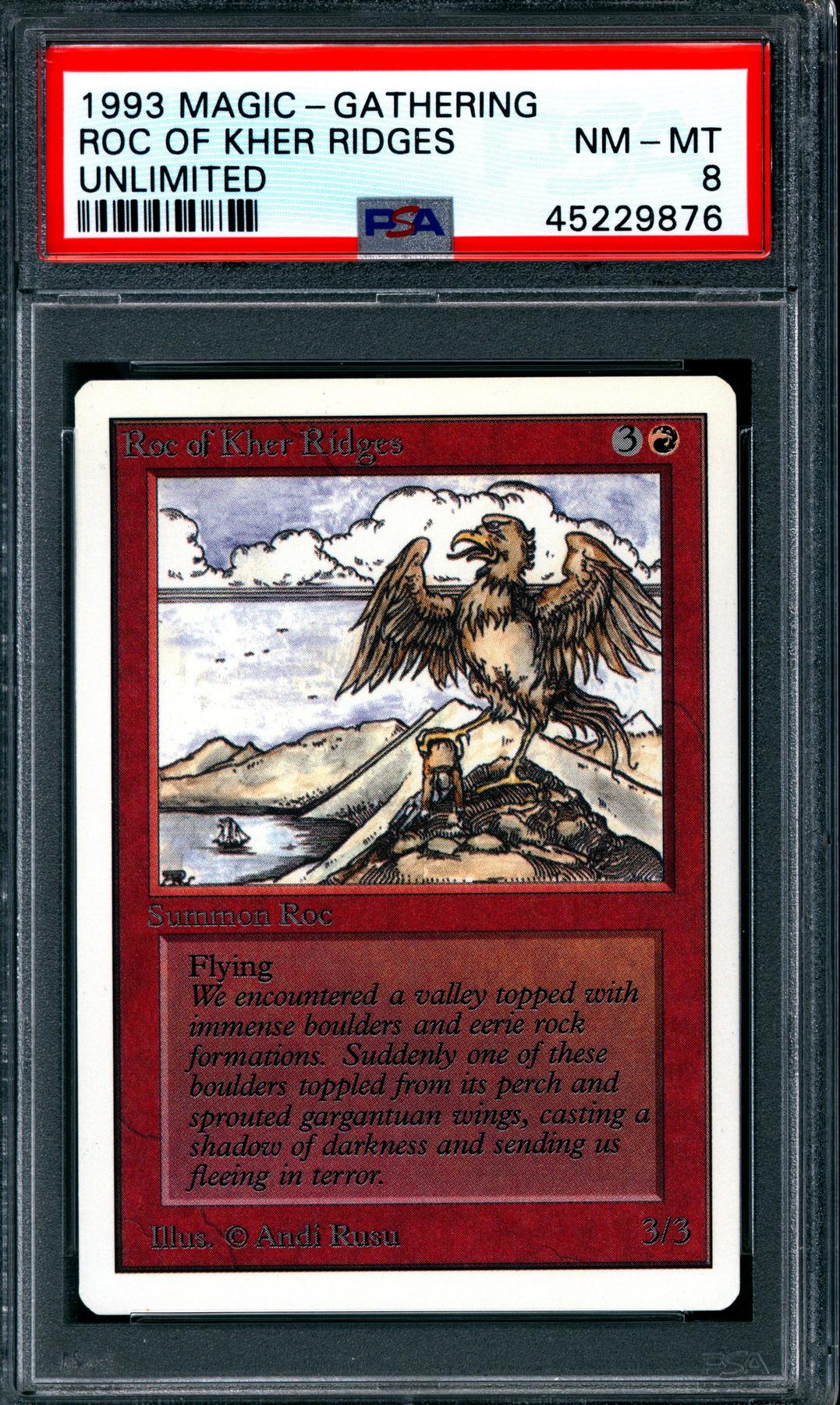 Magic the Gathering Unlimited Roc of Kher Ridges PSA 8 | DA Card World