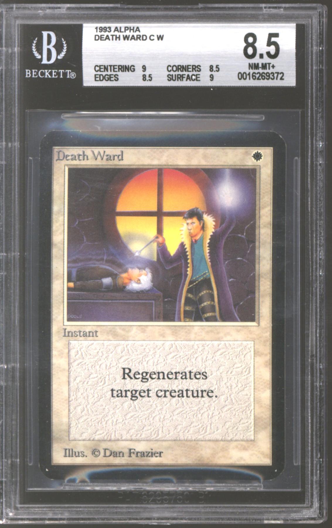 Magic the Gathering Alpha Death Ward BGS 8.5 (9, 8.5, 8.5, 9) Q++ | DA ...