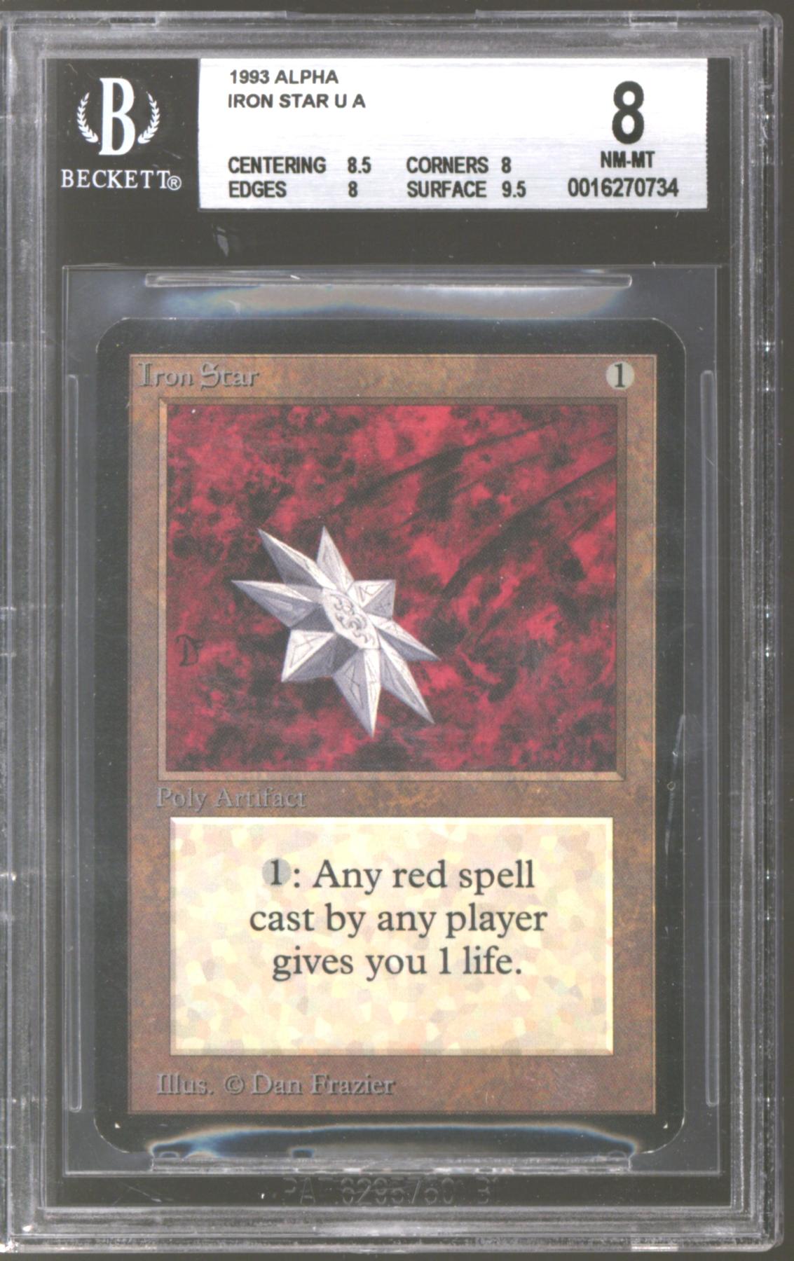 Magic the Gathering Alpha Iron Star BGS 8 (8.5, 8, 8, 9.5) | DA Card World