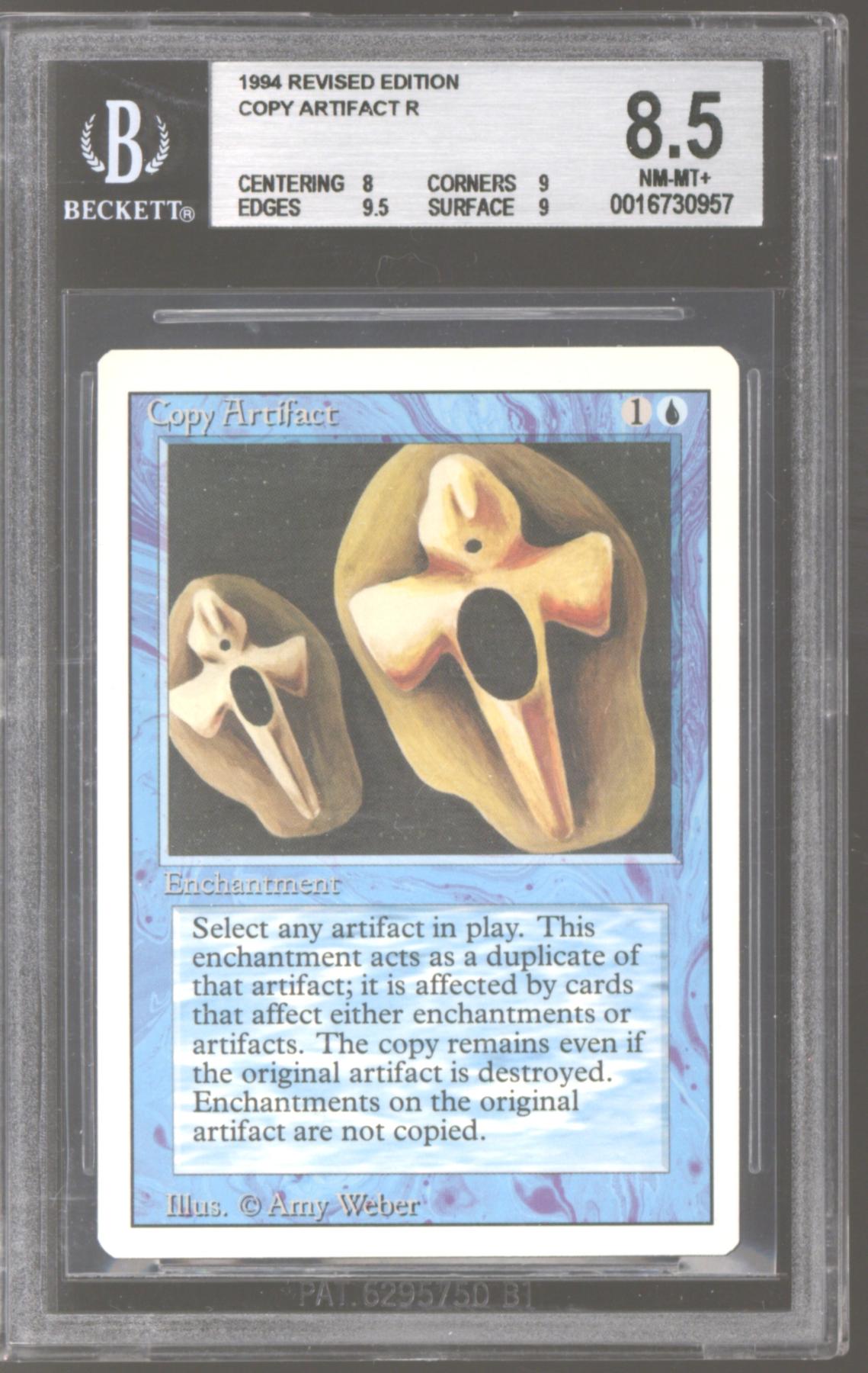 Magic the Gathering 3rd Ed Revised Copy Artifact BGS 8.5 (8, 9, 9.5, 9 ...