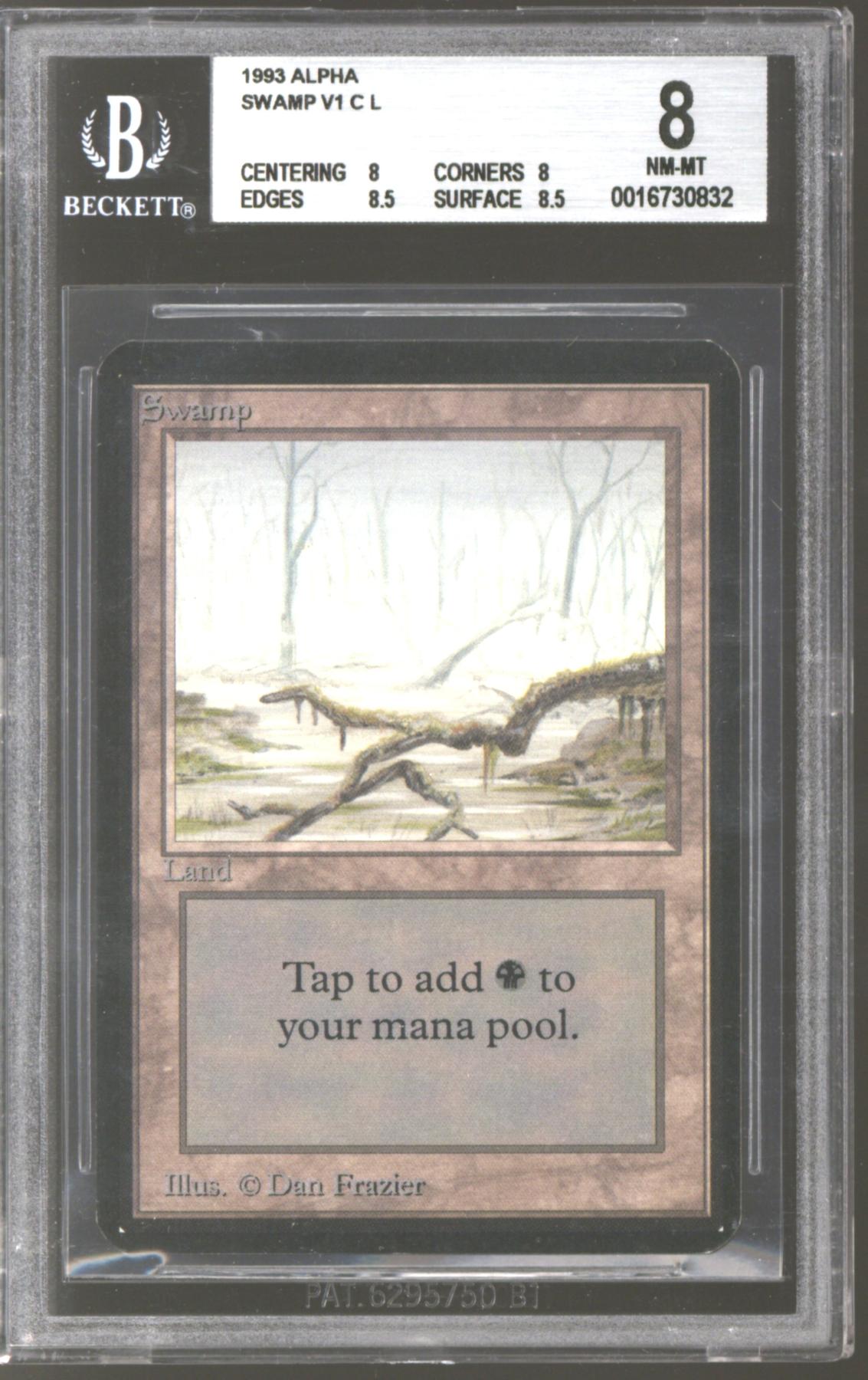 Magic the Gathering Alpha Swamp (Low Branch) BGS 8 (8, 8, 8.5, 8.5 ...