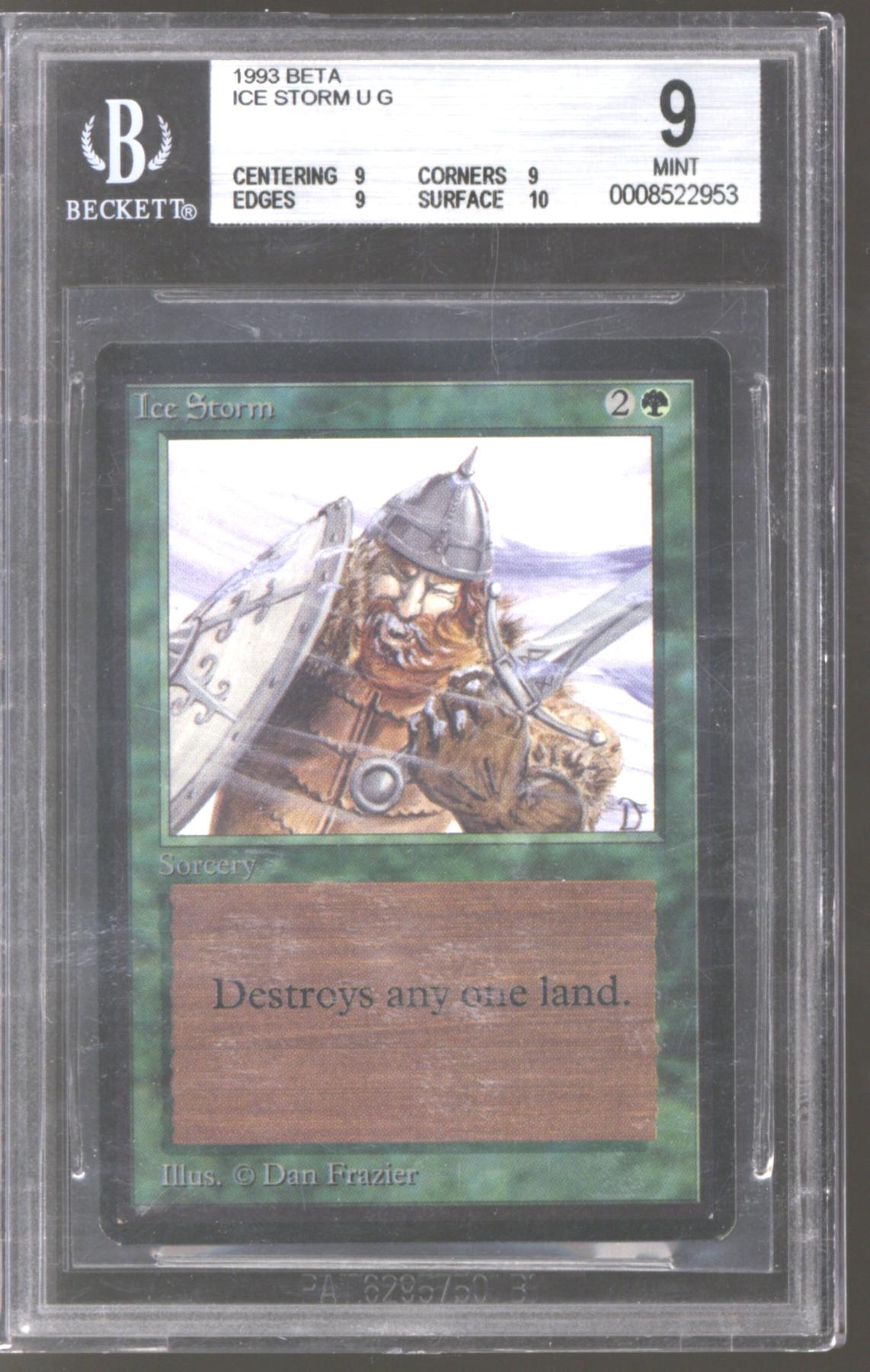 Magic the Gathering Beta Ice Storm BGS 9 (9, 9, 9, 10) | DA Card World