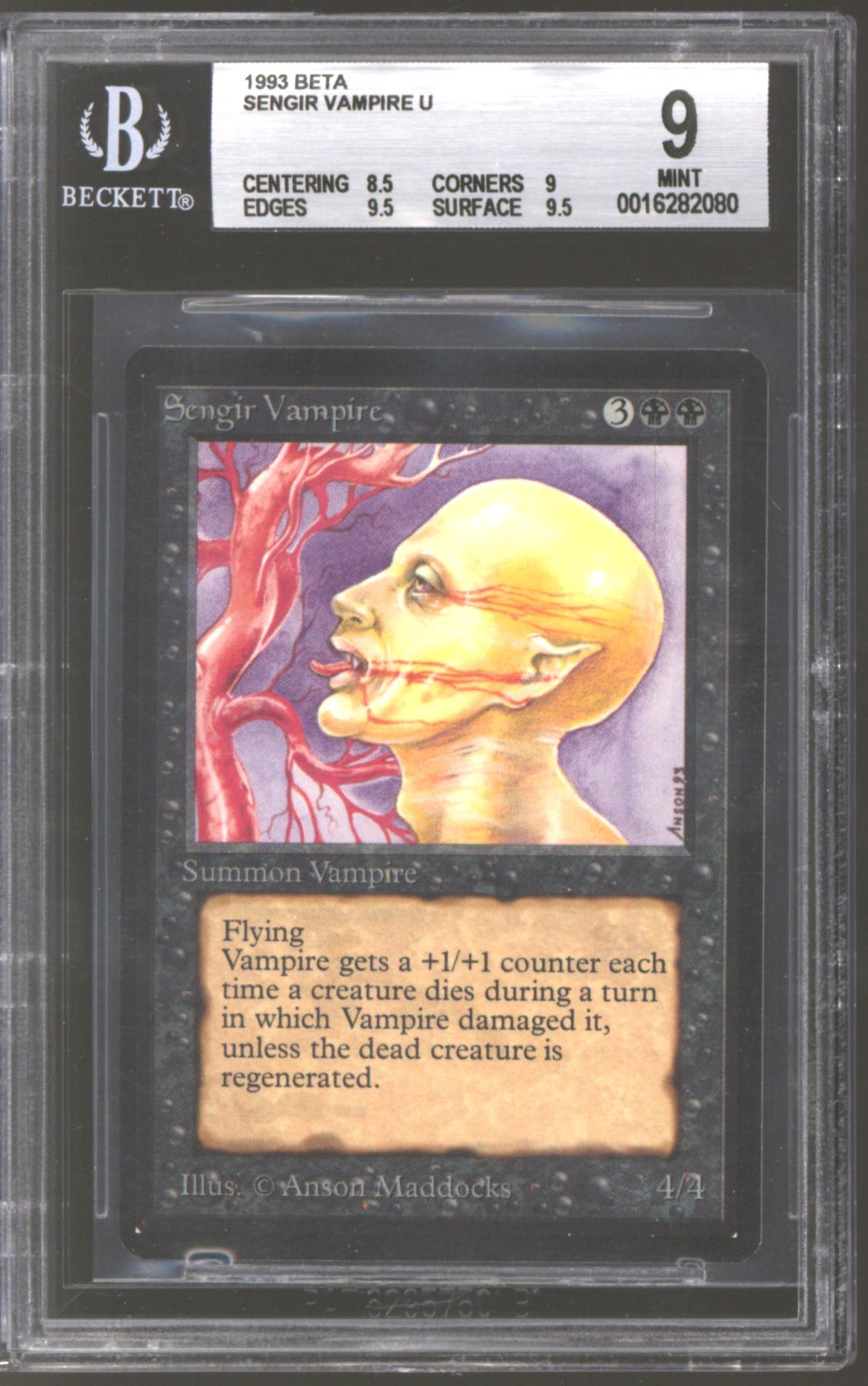 Magic the Gathering Beta Sengir Vampire BGS 9 (8.5, 9, 9.5, 9.5) | DA Card World