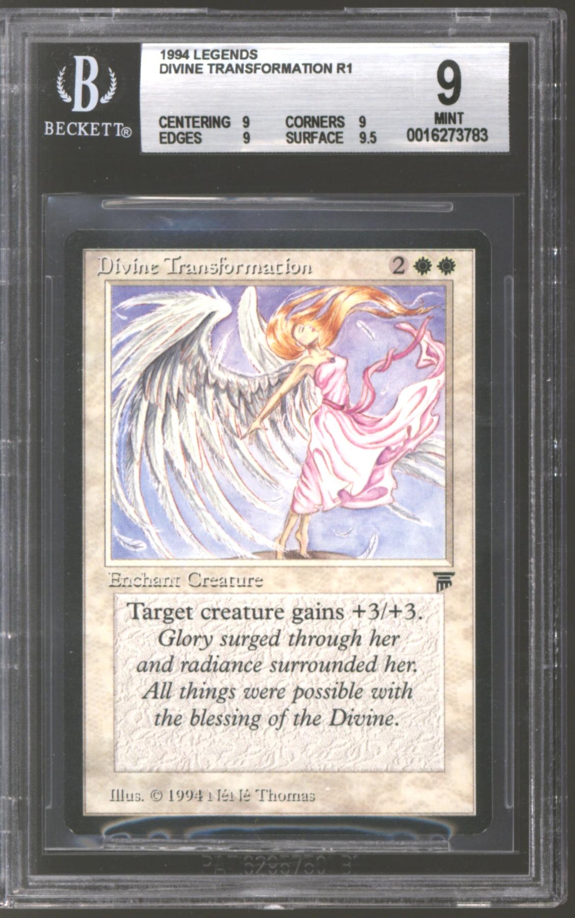 Magic the Gathering Legends Divine Transformation BGS 9 (9, 9, 9, 9.5 ...