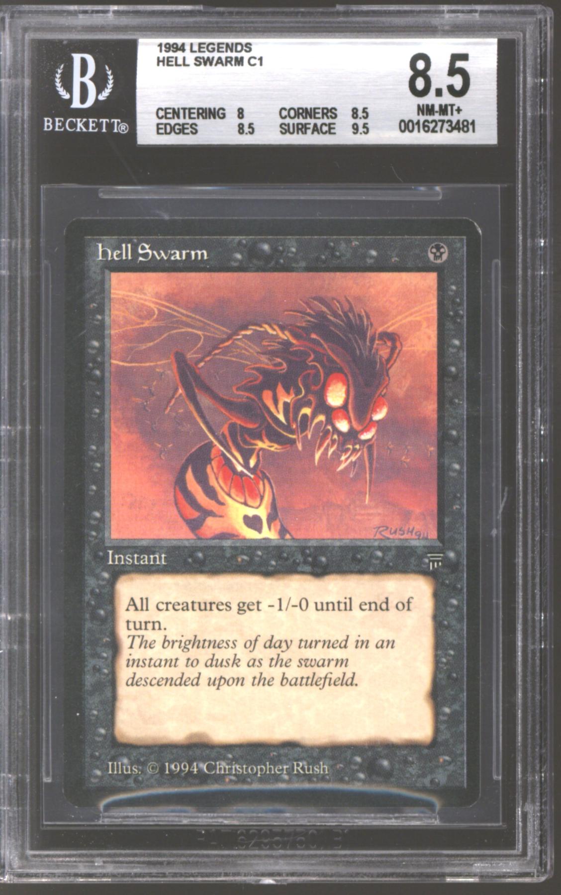 Magic the Gathering Legends Hell Swarm BGS 8.5 (8, 8.5, 8.5, 9.5) NEAR MINT NM | DA Card World