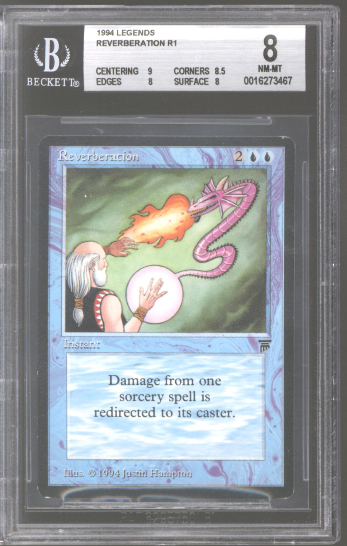 Magic the Gathering Legends Reverberation BGS 8 (9, 8.5, 8, 8) | DA ...