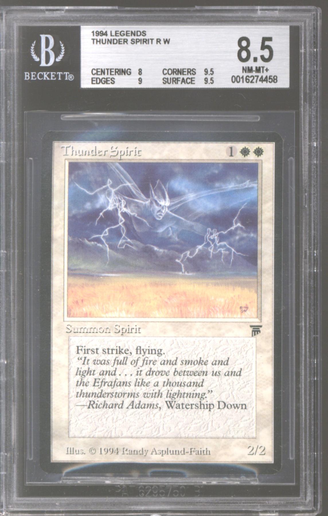 Magic the Gathering Legends Thunder Spirit BGS 8.5 (8, 9.5, 9, 9.5 ...