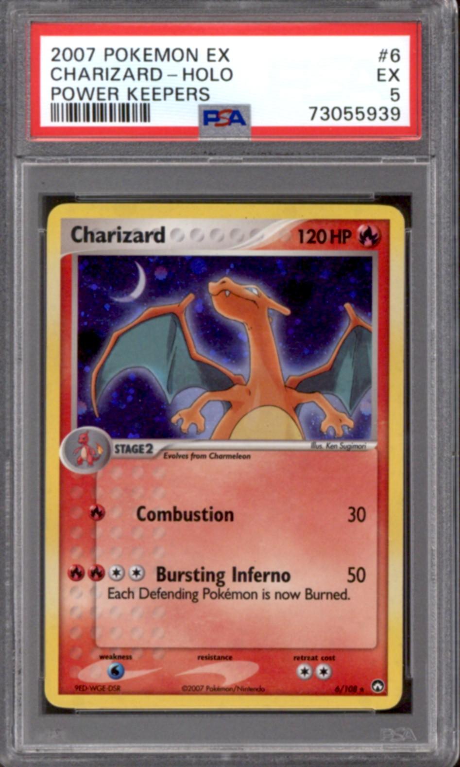 Pokemon Power Keepers Charizard 6/108 PSA 5 | DA Card World