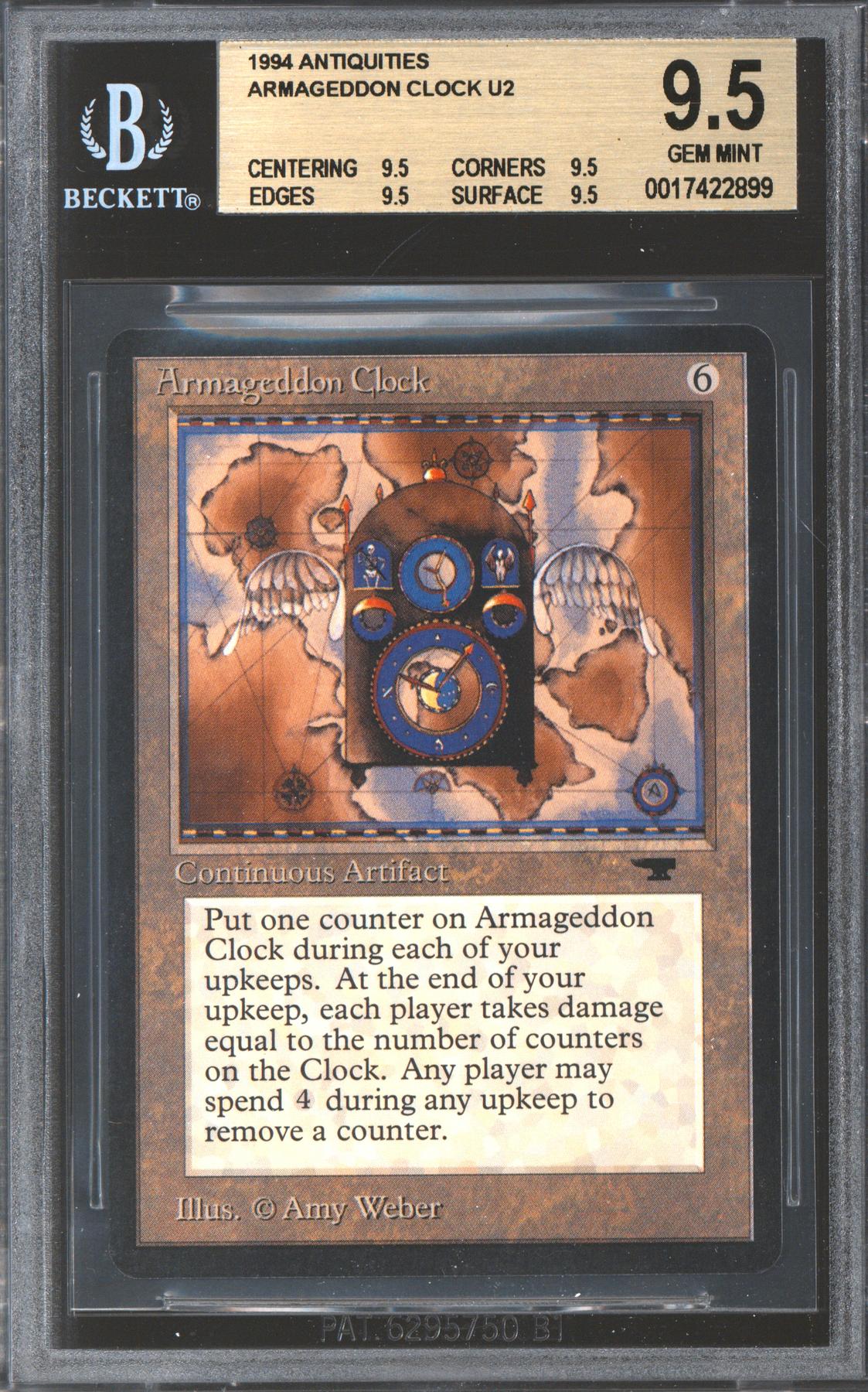 Magic the Gathering Antiquities Armageddon Clock BGS 9.5 (9.5, 9.5, 9.5 ...