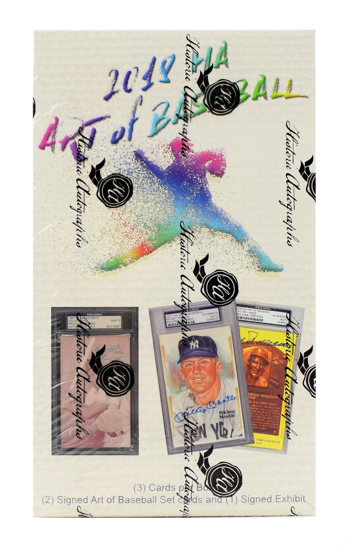 2018 Historic Autograph Art Of Baseball Hobby Box | DA Card World