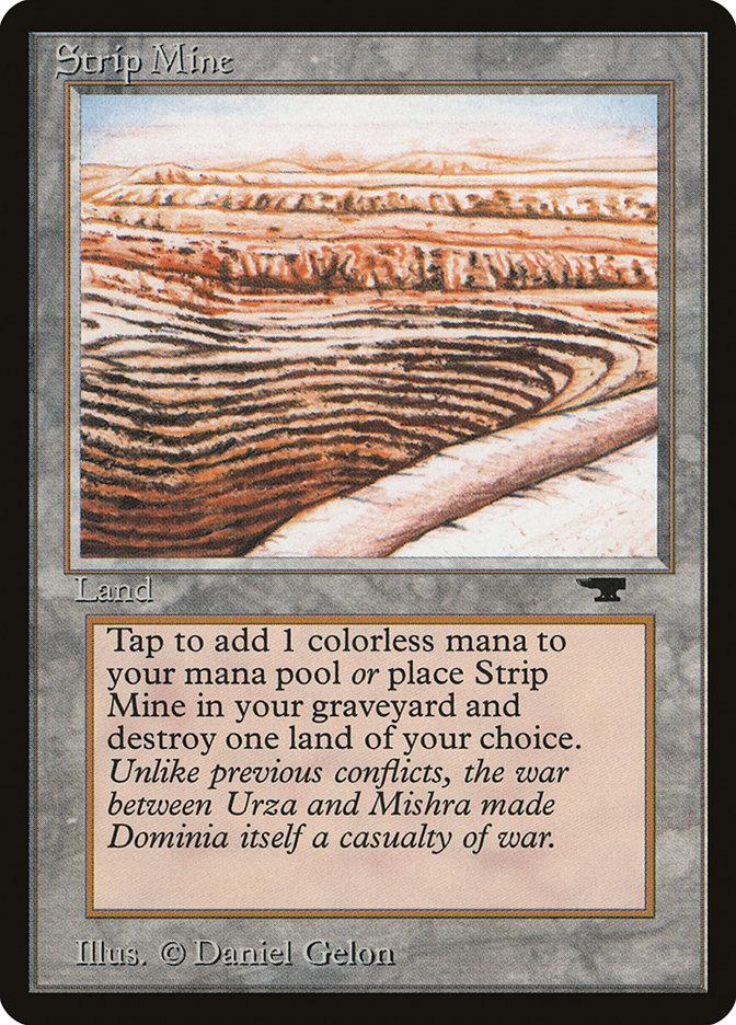 Magic the Gathering Antiquities Strip Mine (Even Horizon) LIGHTLY ...