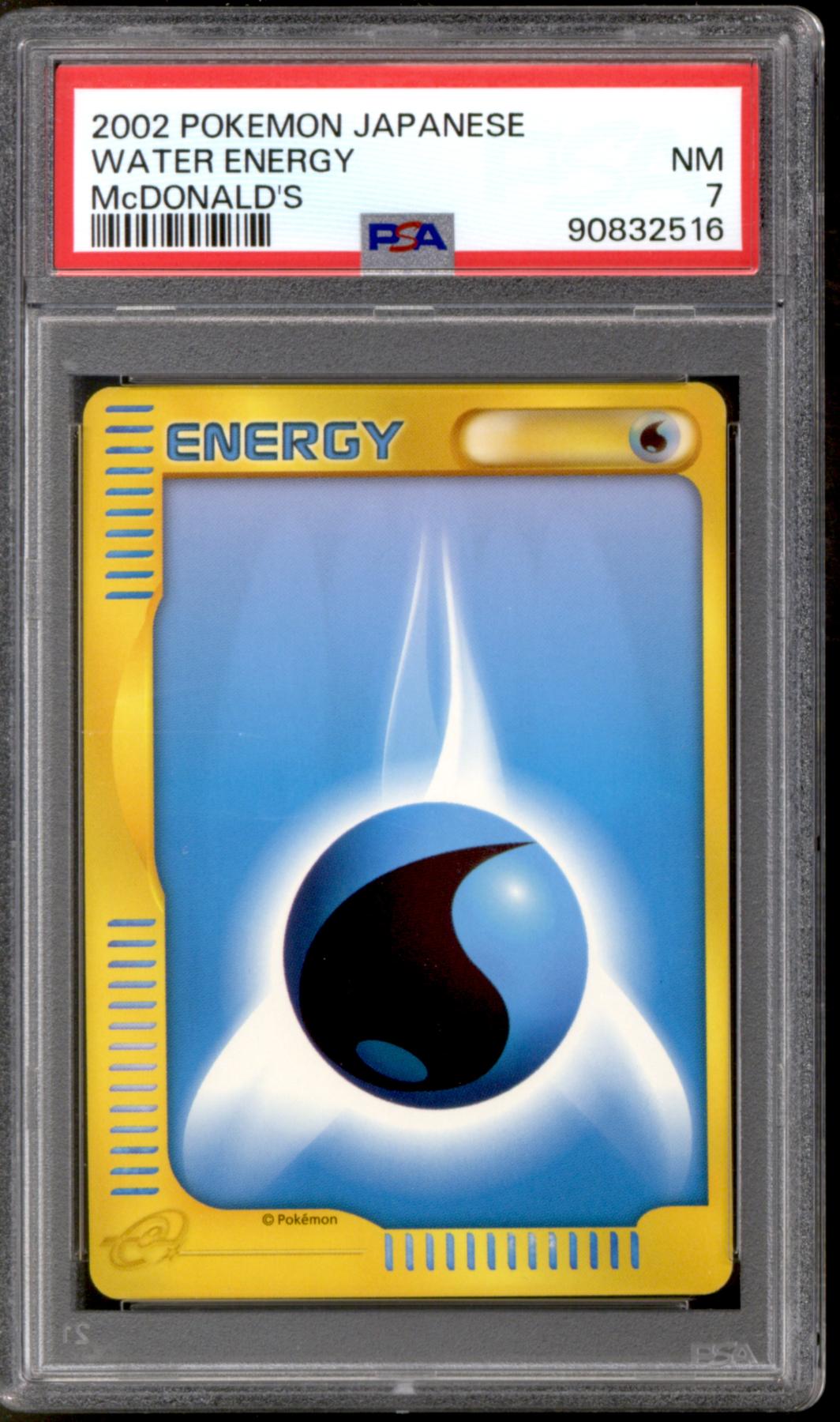 Pokemon McDonald's Promo Japanese Water Energy PSA 7 | DA Card World
