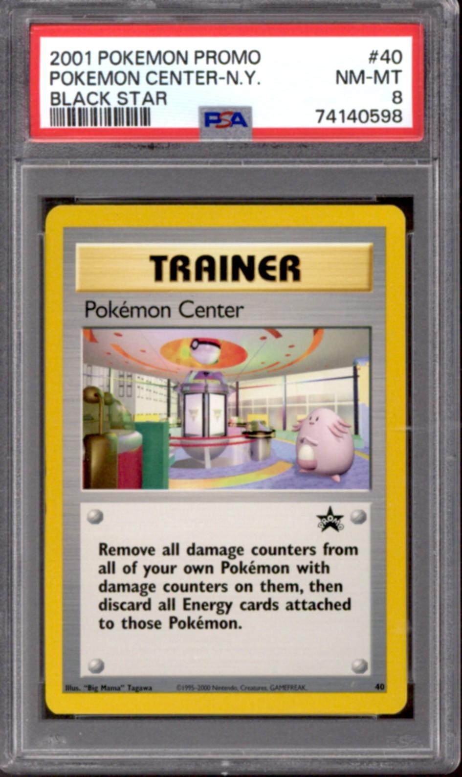 Pokemon WOTC Black Star Promo Pokemon Center NY 40 PSA 8 | DA Card World