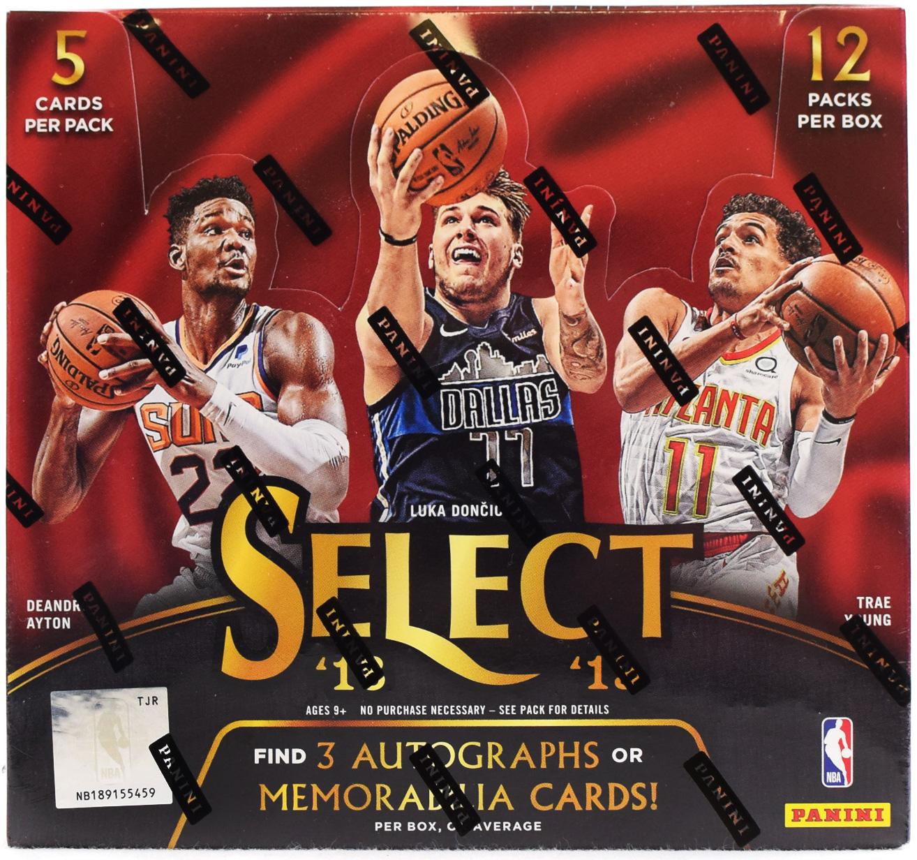 2018/19 Panini Select Basketball Hobby Box | DA Card World
