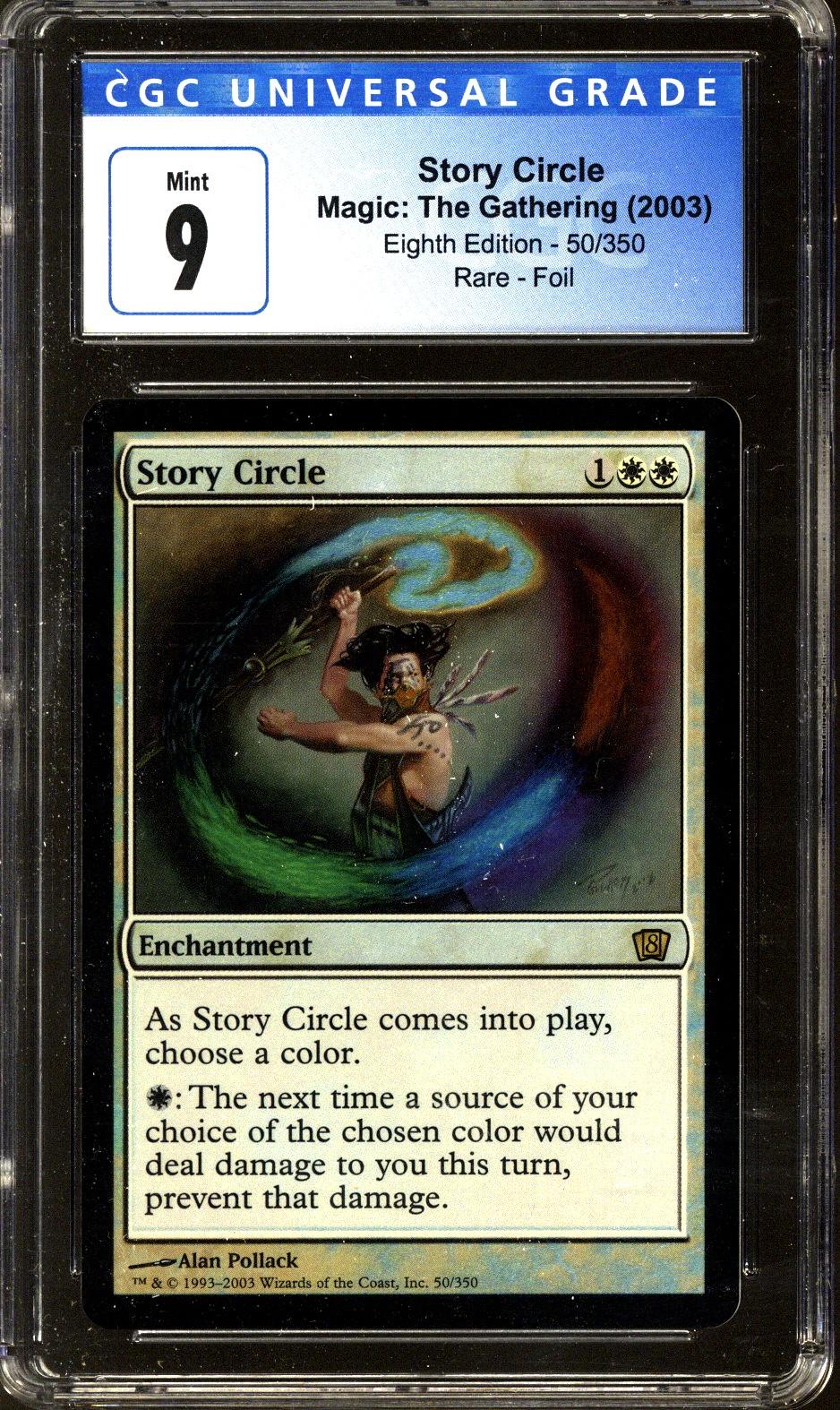 Magic the Gathering 8th Edition Eighth Ed FOIL Story Circle (No Subs ...