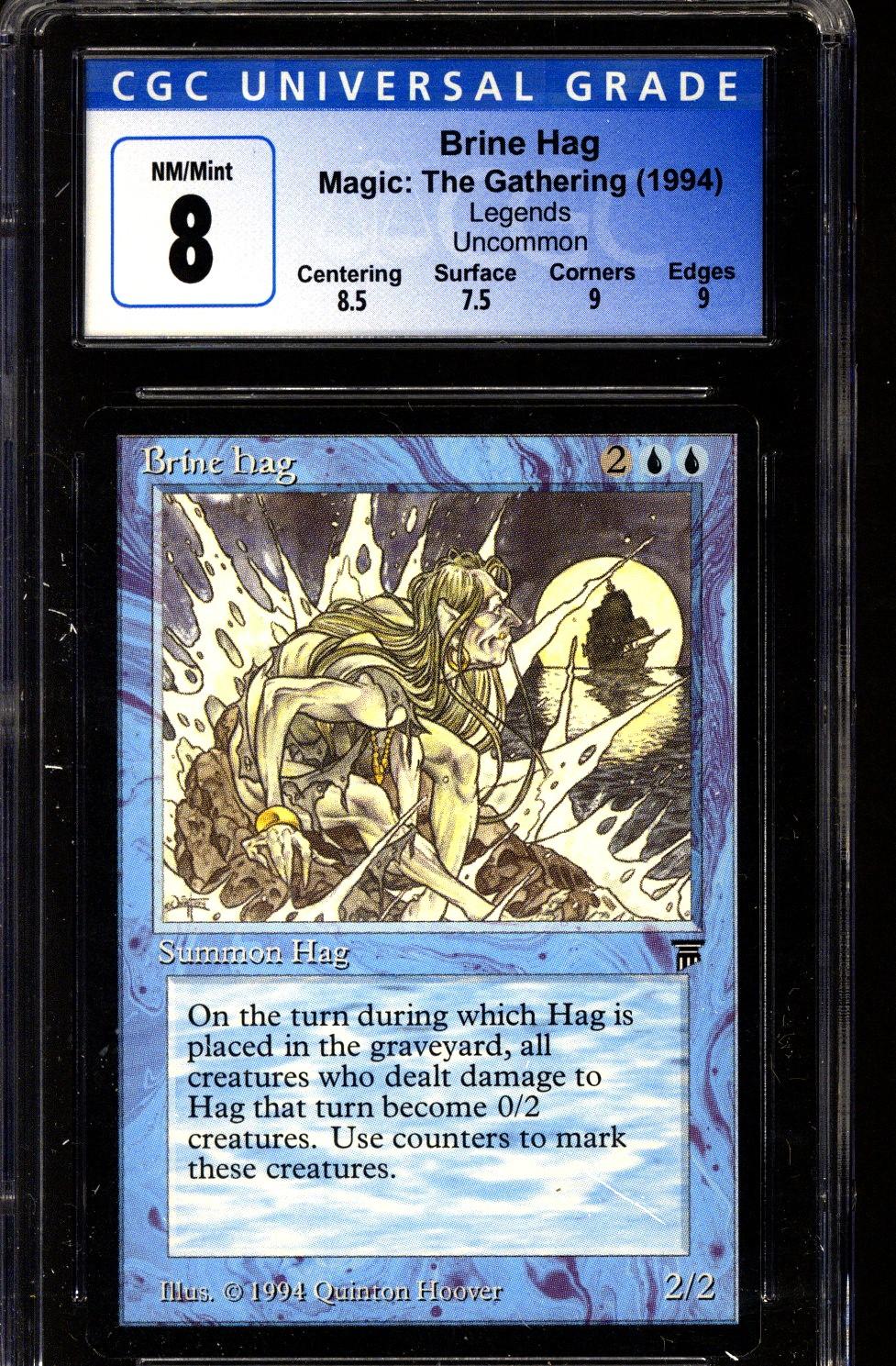Magic the Gathering Legends Brine Hag CGC 8 NEAR MINT (NM) | DA Card World