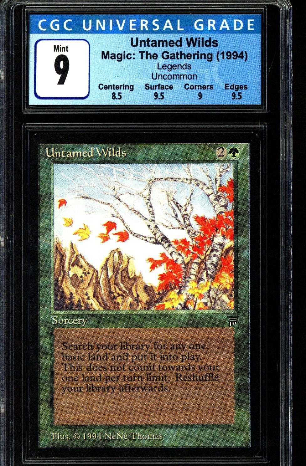 Magic the Gathering Legends Untamed Wilds CGC 9 | DA Card World