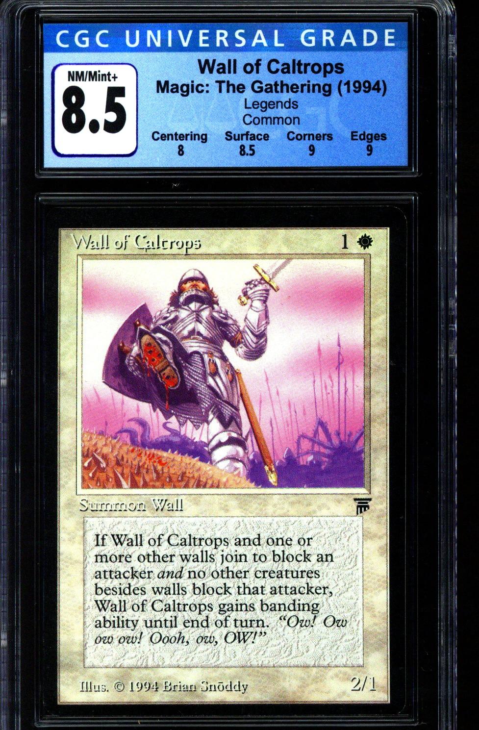 Magic the Gathering Legends Wall of Caltrops CGC 8.5 | DA Card World