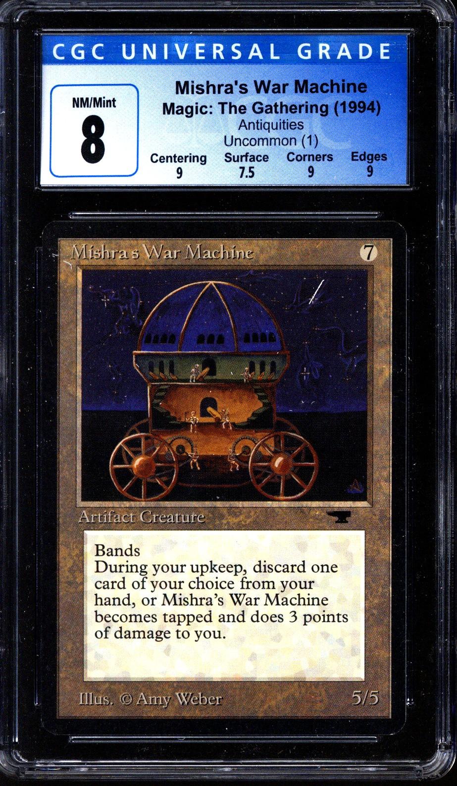 Magic the Gathering Antiquities Mishra's War Machine CGC 8 | DA Card World