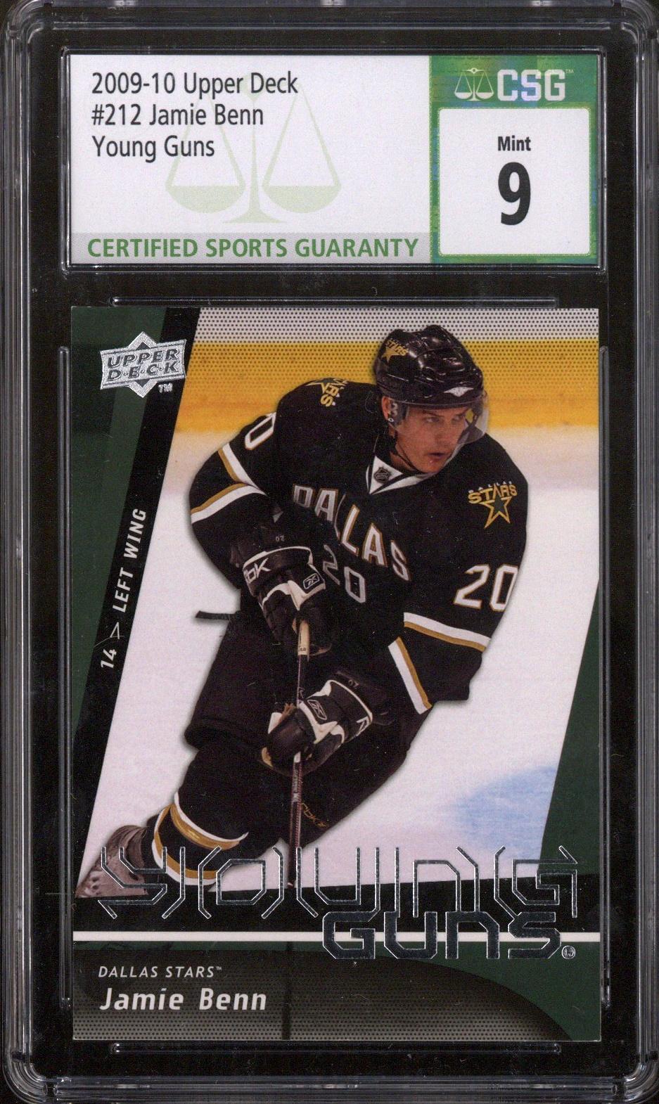 2009/10 Upper Deck Young Gun Jamie Benn CSG 9 card #212 | DA Card World