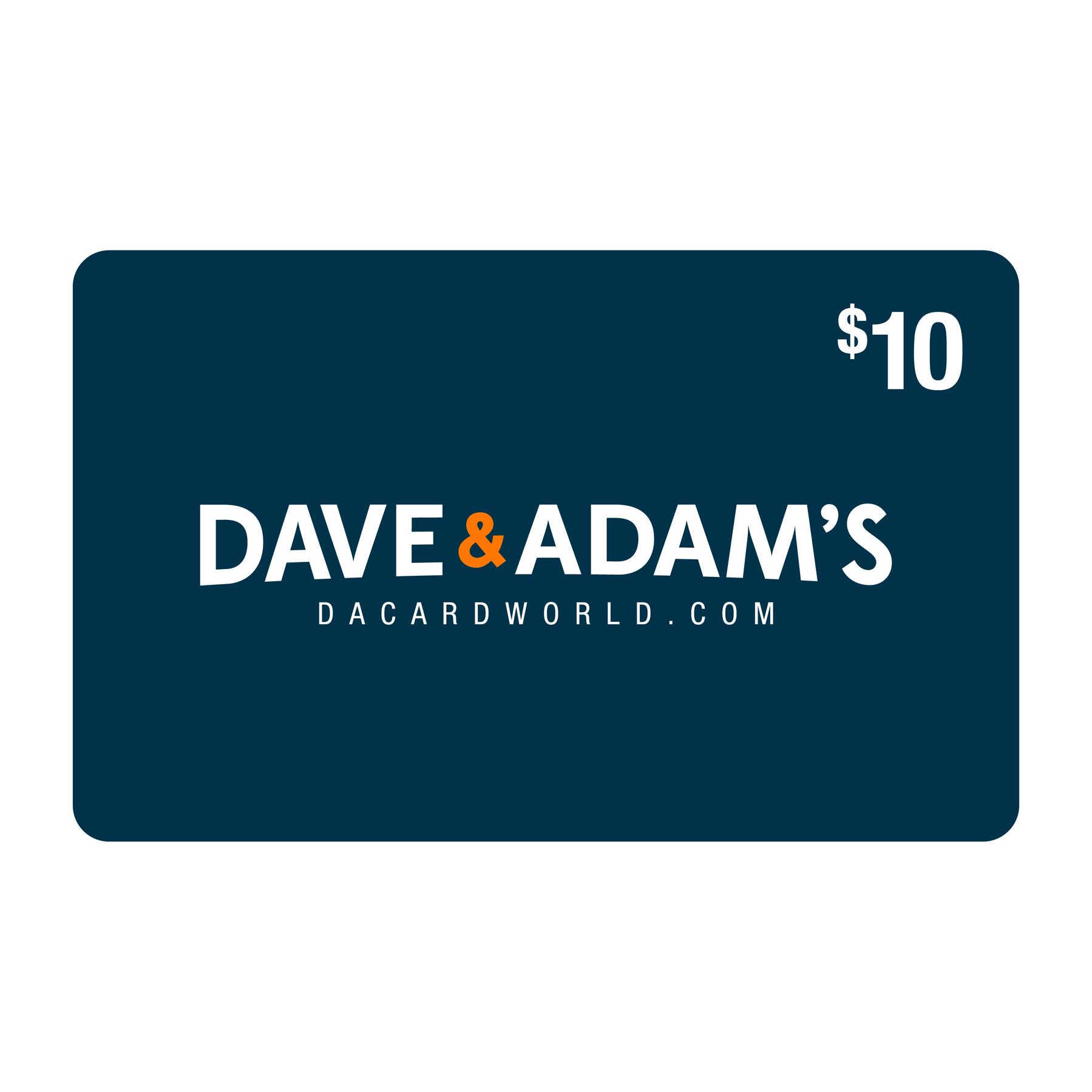 $10 Dave & Adam's Gift Card | DA Card World