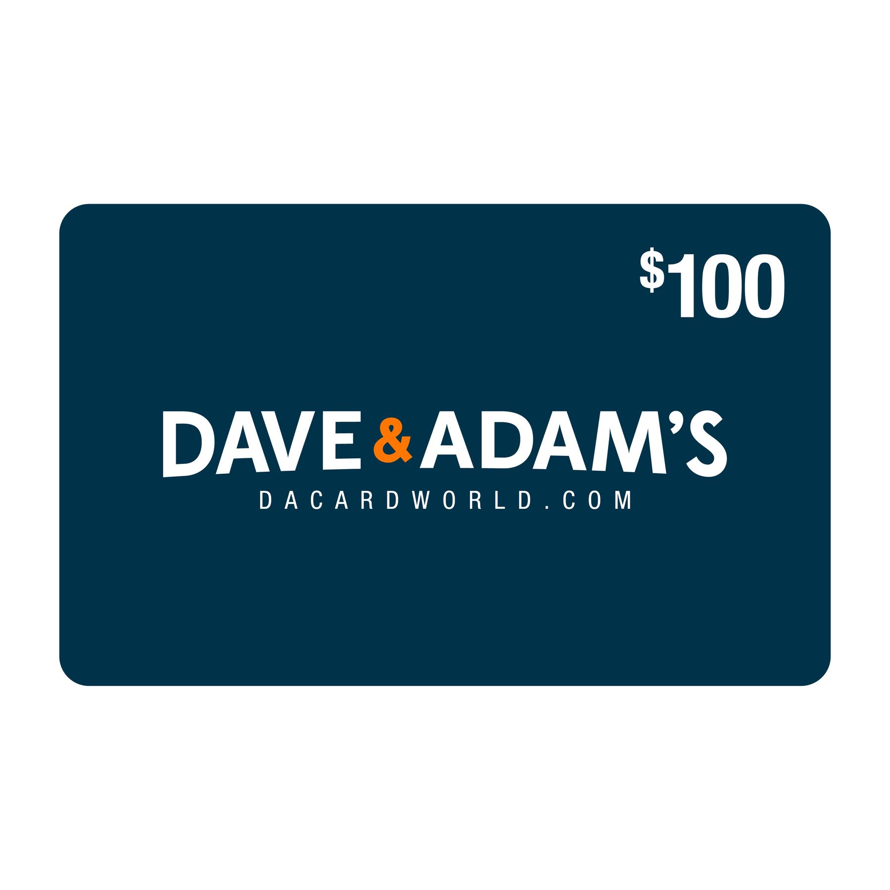 $100 Dave & Adam's Gift Card | DA Card World
