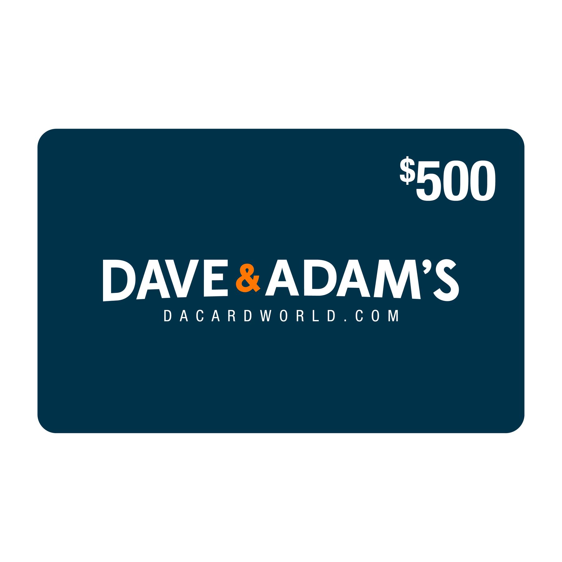 $500 Dave & Adam's Gift Card | DA Card World