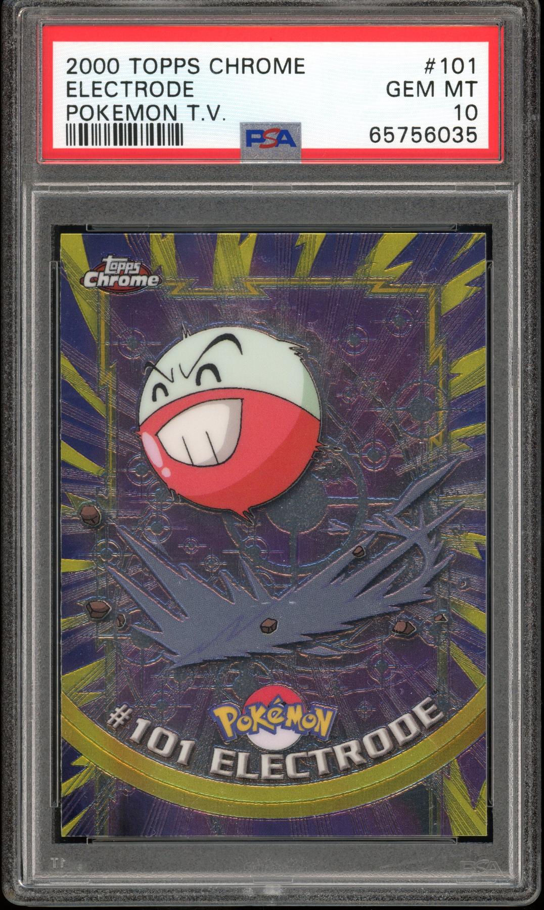 Pokemon Topps Chrome Electrode #101 PSA 10 | DA Card World