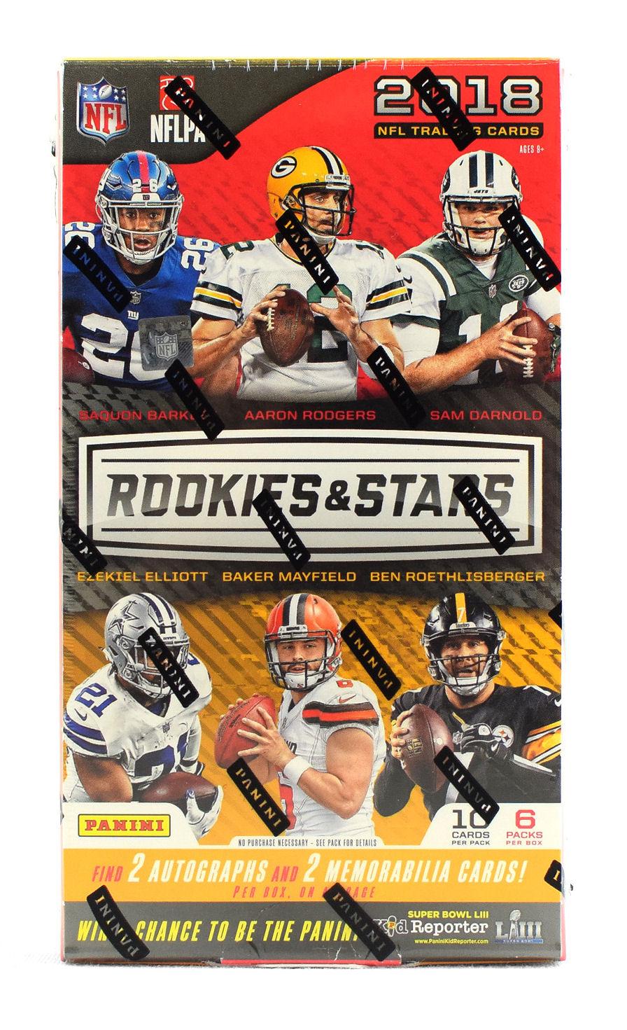 2018 Panini Rookies & Stars Football Hobby Box | DA Card World