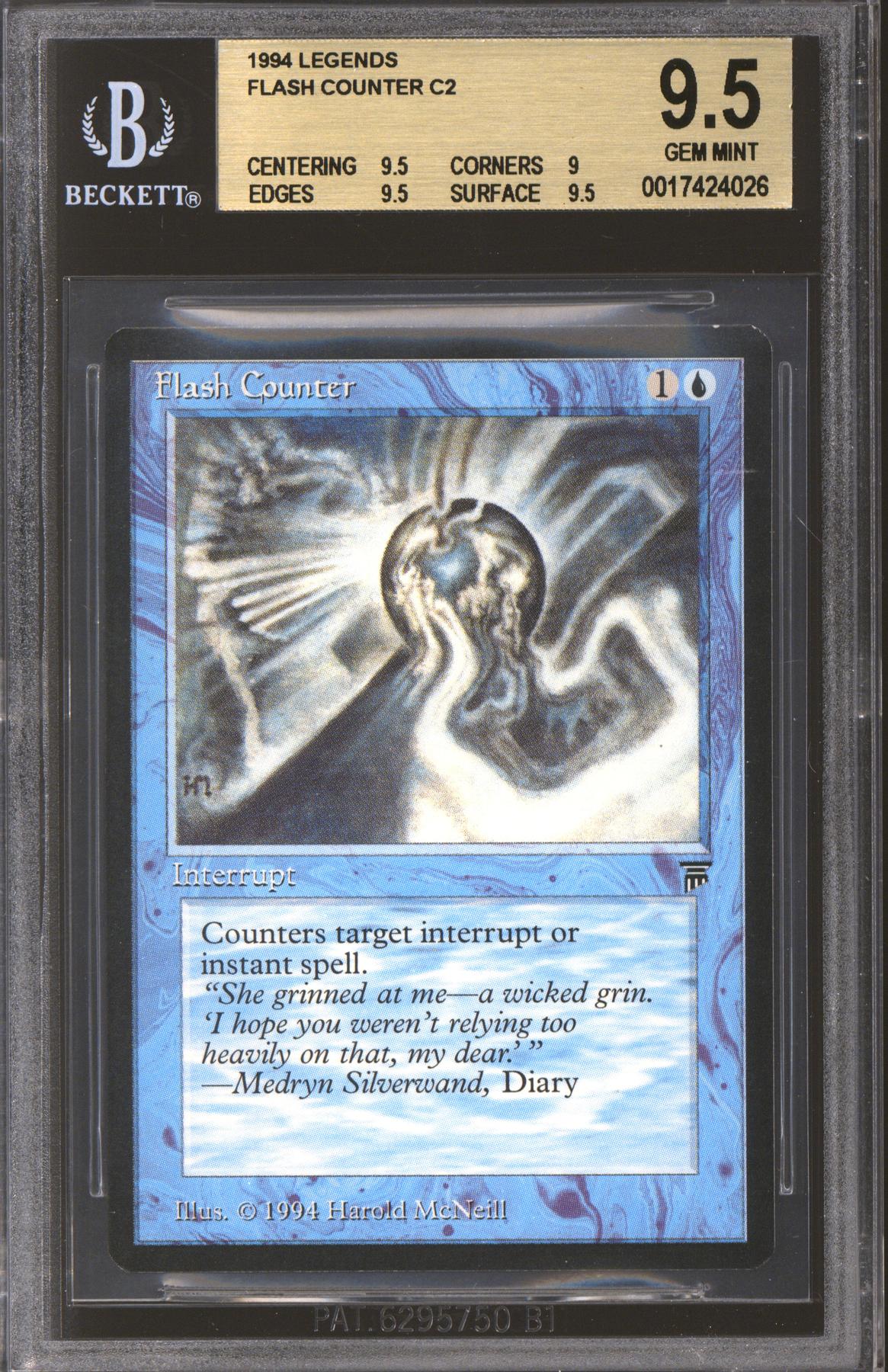 Magic the Gathering Legends Flash Counter BGS 9.5 (9.5, 9, 9.5, 9.5 ...