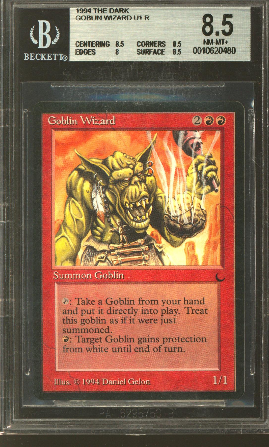 Magic the Gathering The Dark Goblin Wizard BGS 8.5 (8.5, 8.5, 8, 8.5 ...