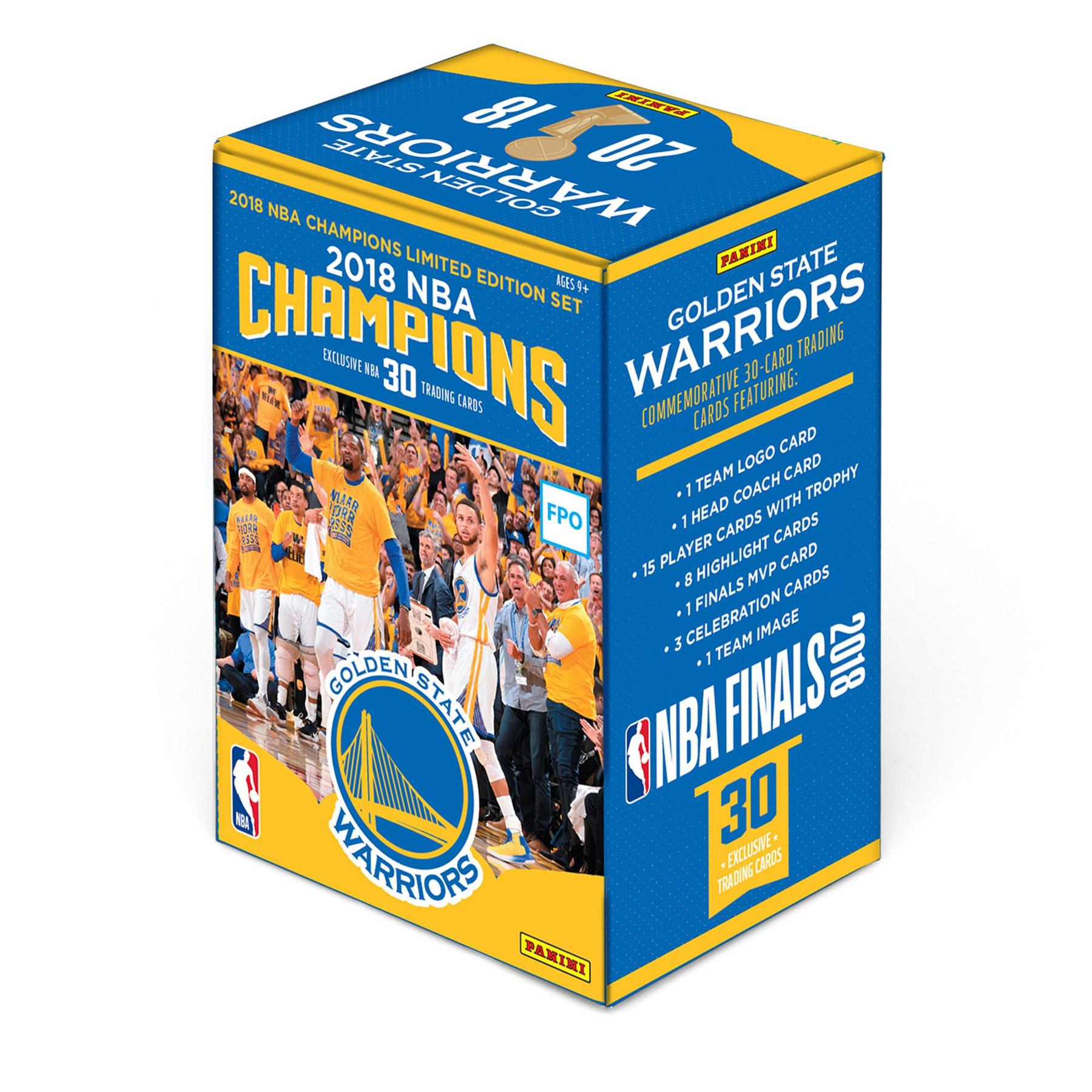 2018 Panini NBA Champions Golden State Warriors Basketball Box Set ...