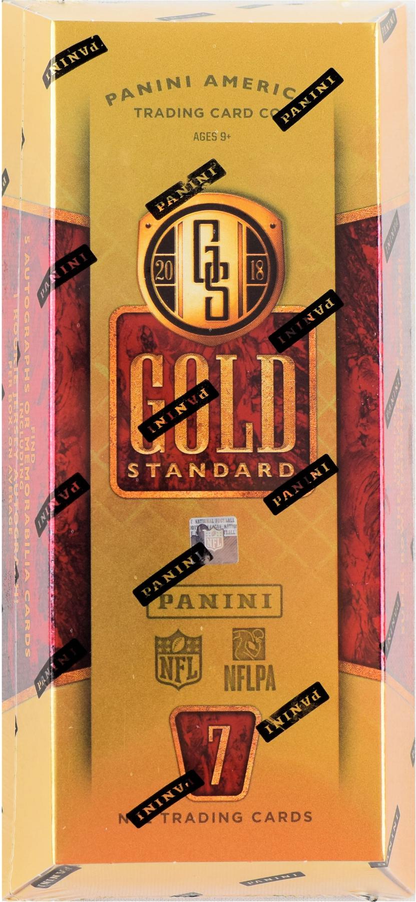 2018 Panini Gold Standard Football Hobby Box | DA Card World