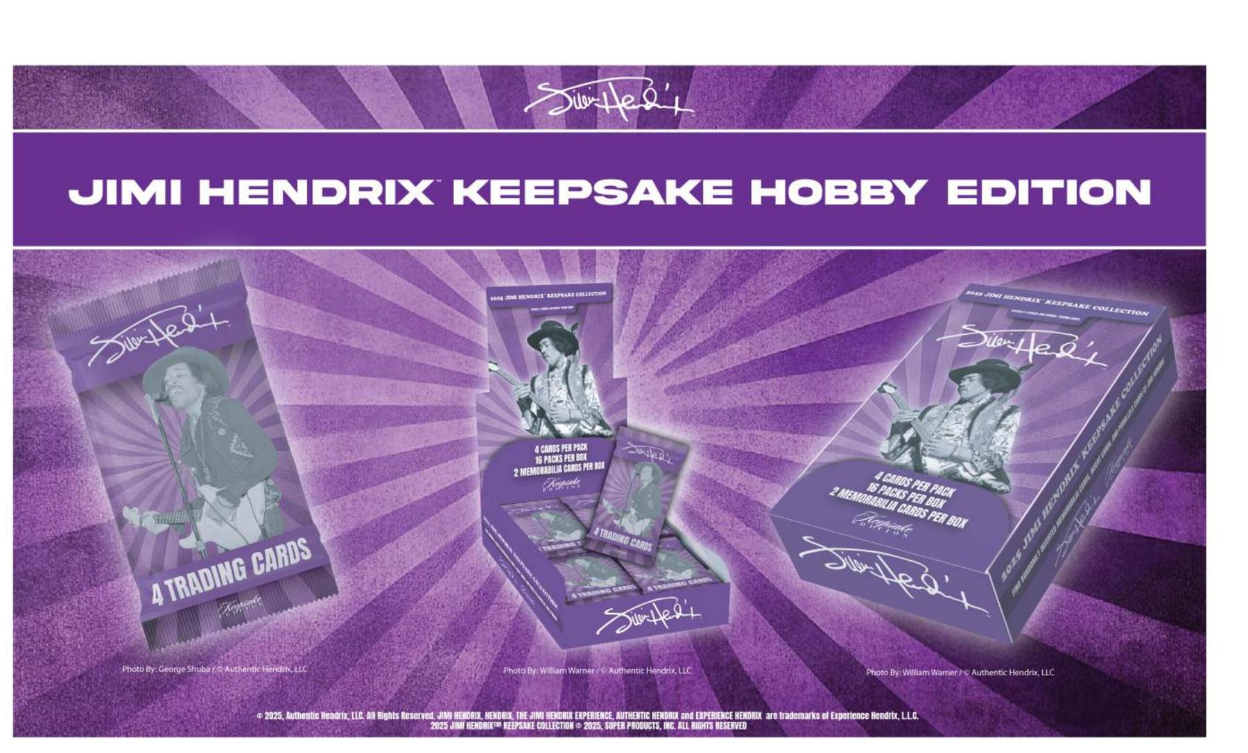 2025 Jimi Hendrix Keepsake Premiere Edition Hobby Box (Presell) | DA ...