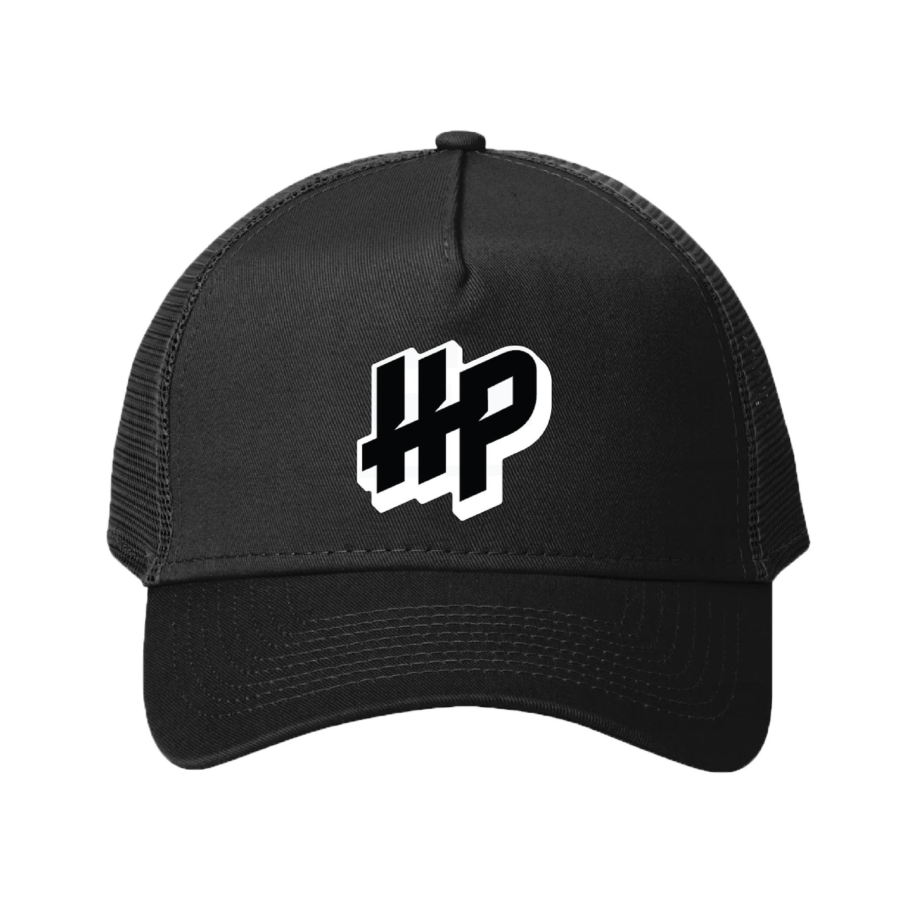 Hit Parade Branded Black Snap Back Trucker Hat | DA Card World